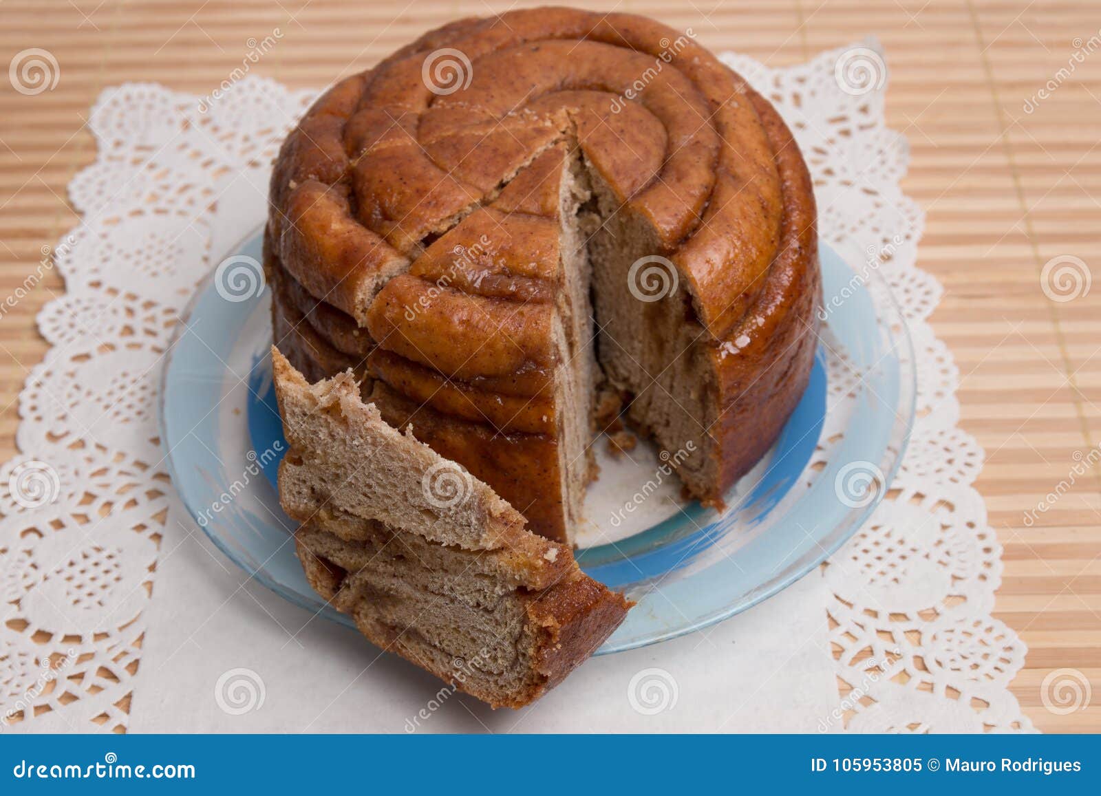 Famous Portuguese Folar Cake Stock Image - Image of portuguese ...