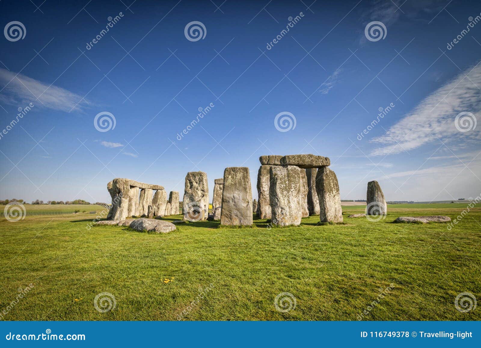 Stonehenge in Spring stock photo. Image of megalith - 116749378