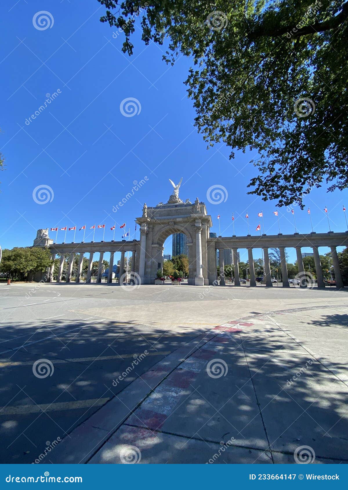 Famous Princes Gates in Toronto Canada Stock Image - Image of canada ...