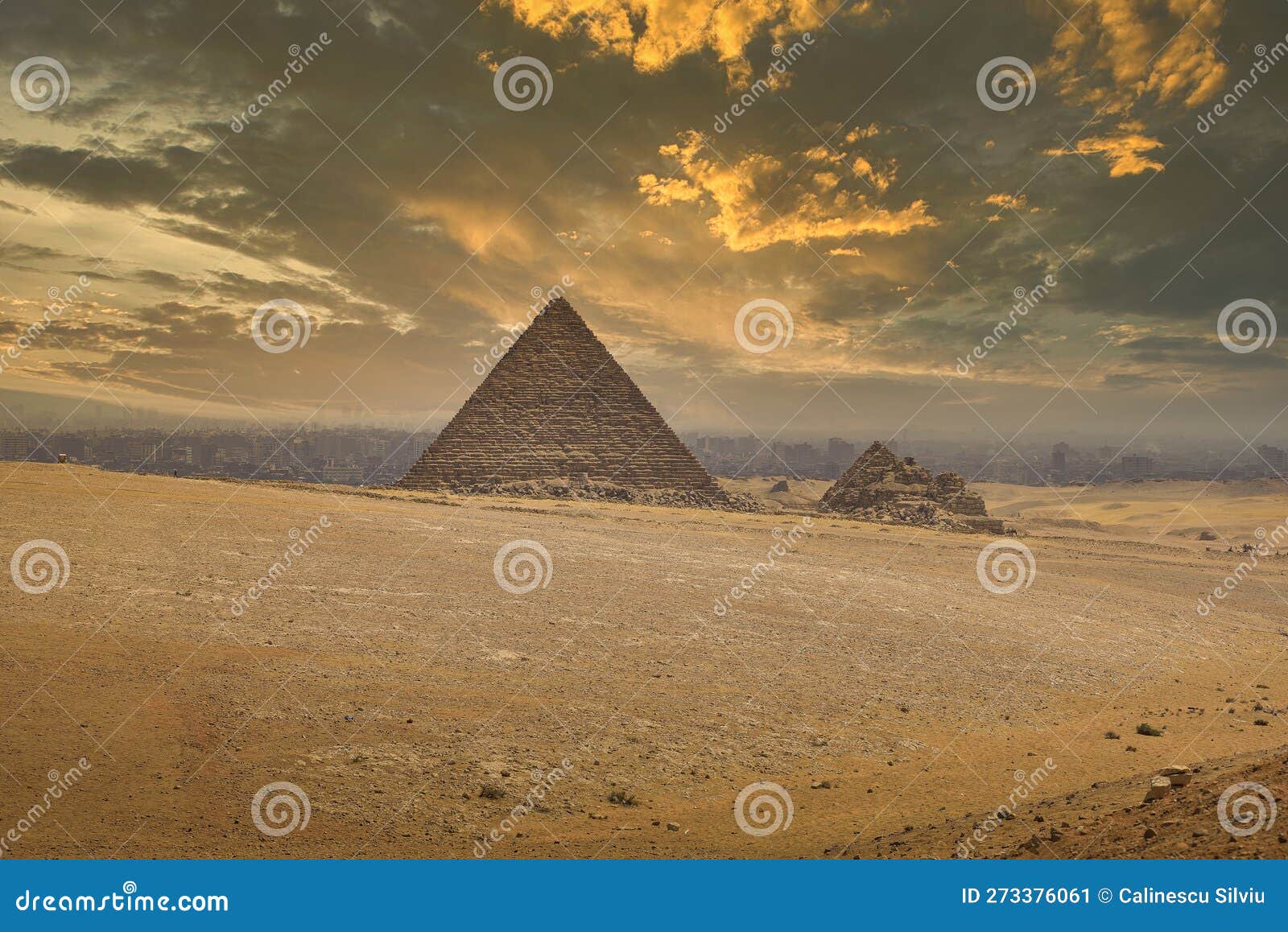 The Famous Pyramids of Egypt. Stock Image - Image of details, culture ...