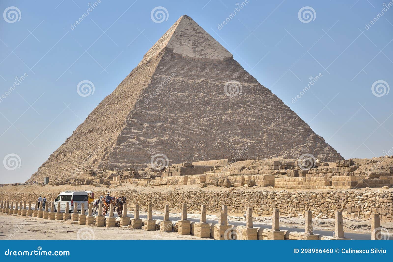 The Famous Pyramids of Egypt. Editorial Image - Image of fantasy ...