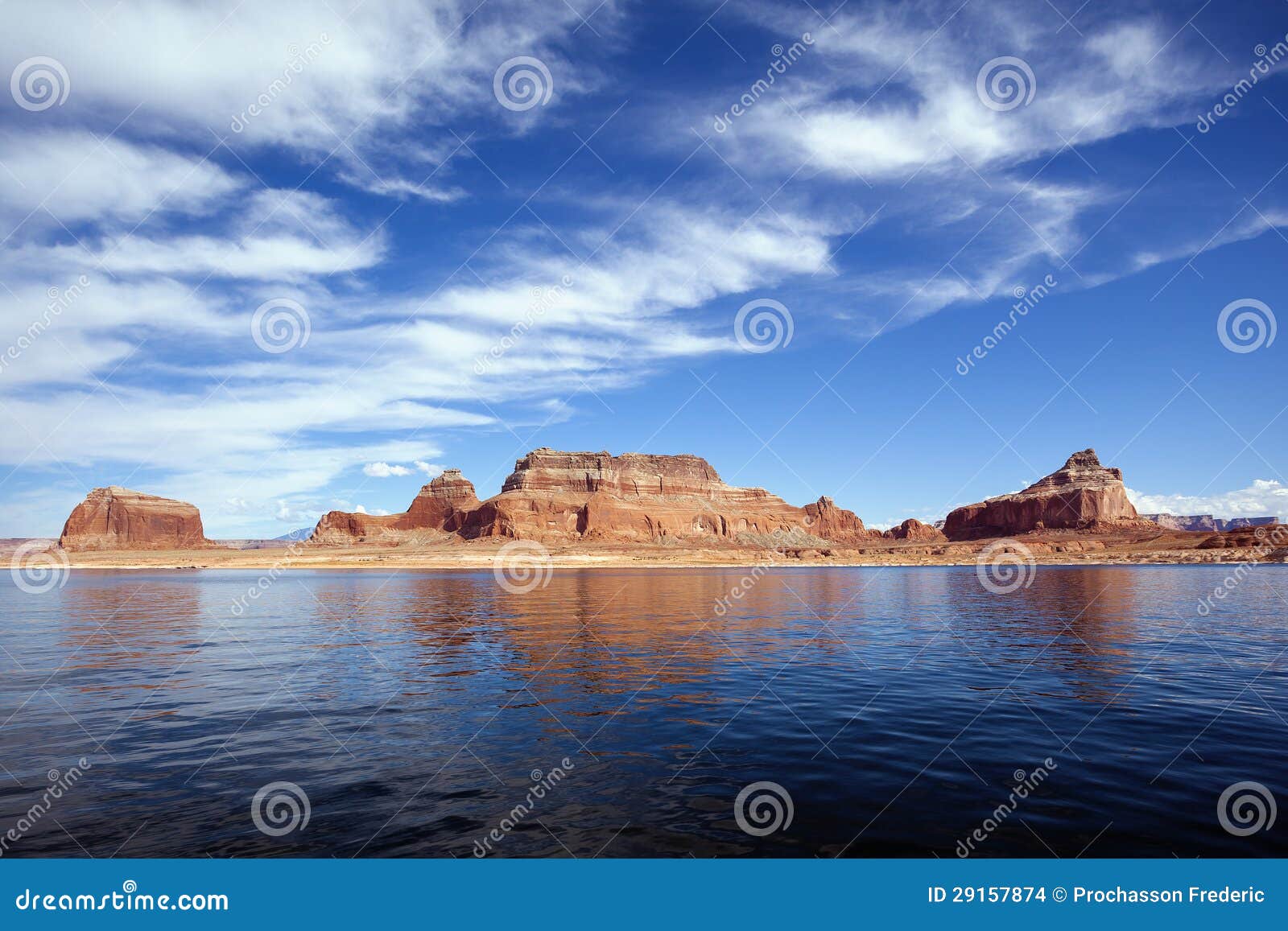 Famous Red Cliffs of the Lake Powell Stock Photo - Image of canyon ...