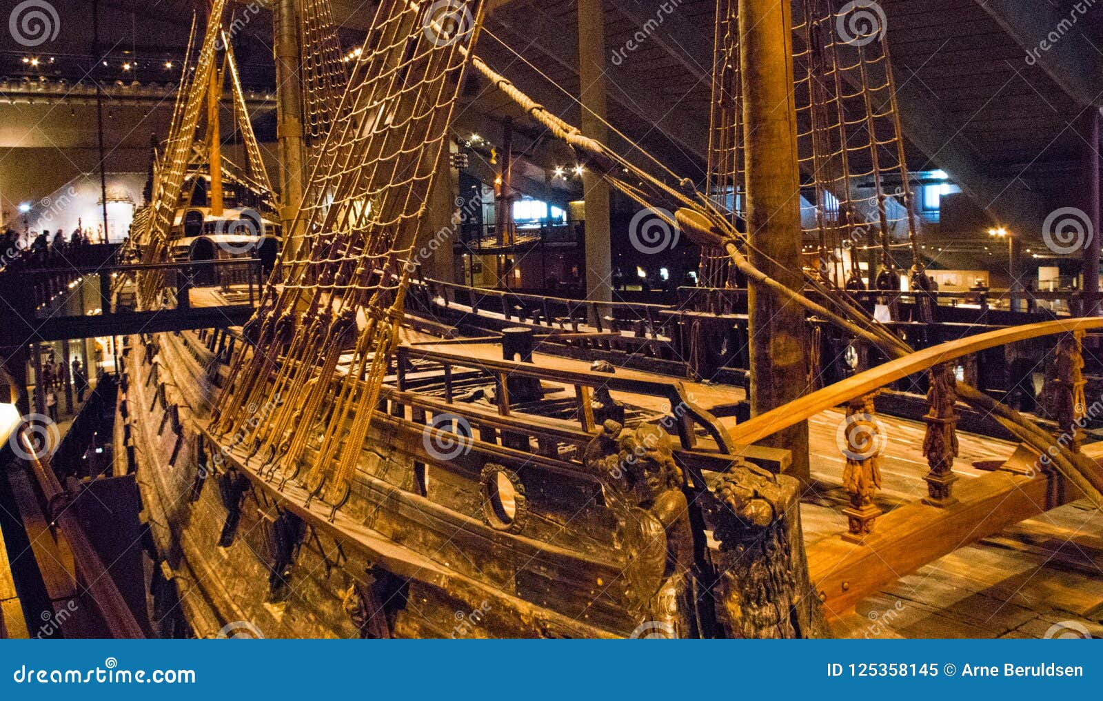 Inside the Vasa Museum editorial image. Image of 1600s - 125358145