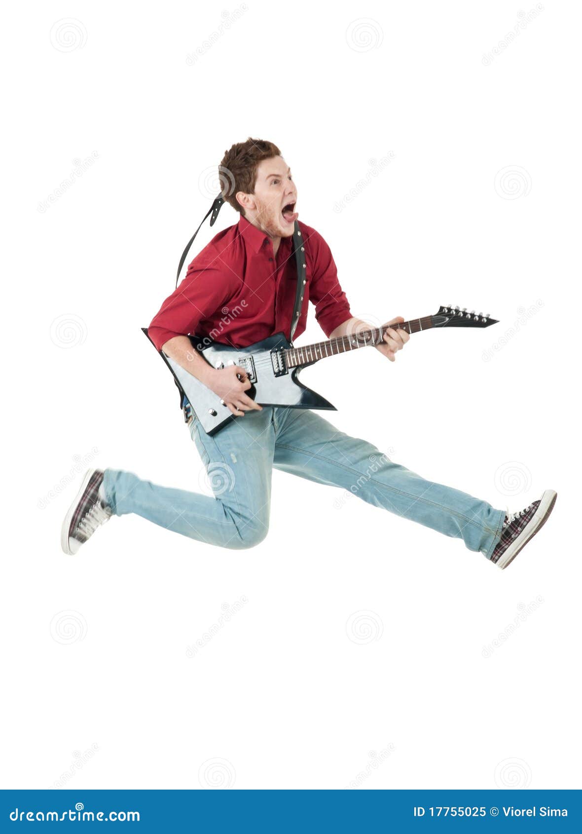 Famous rock star screaming stock image. Image of style - 17755025