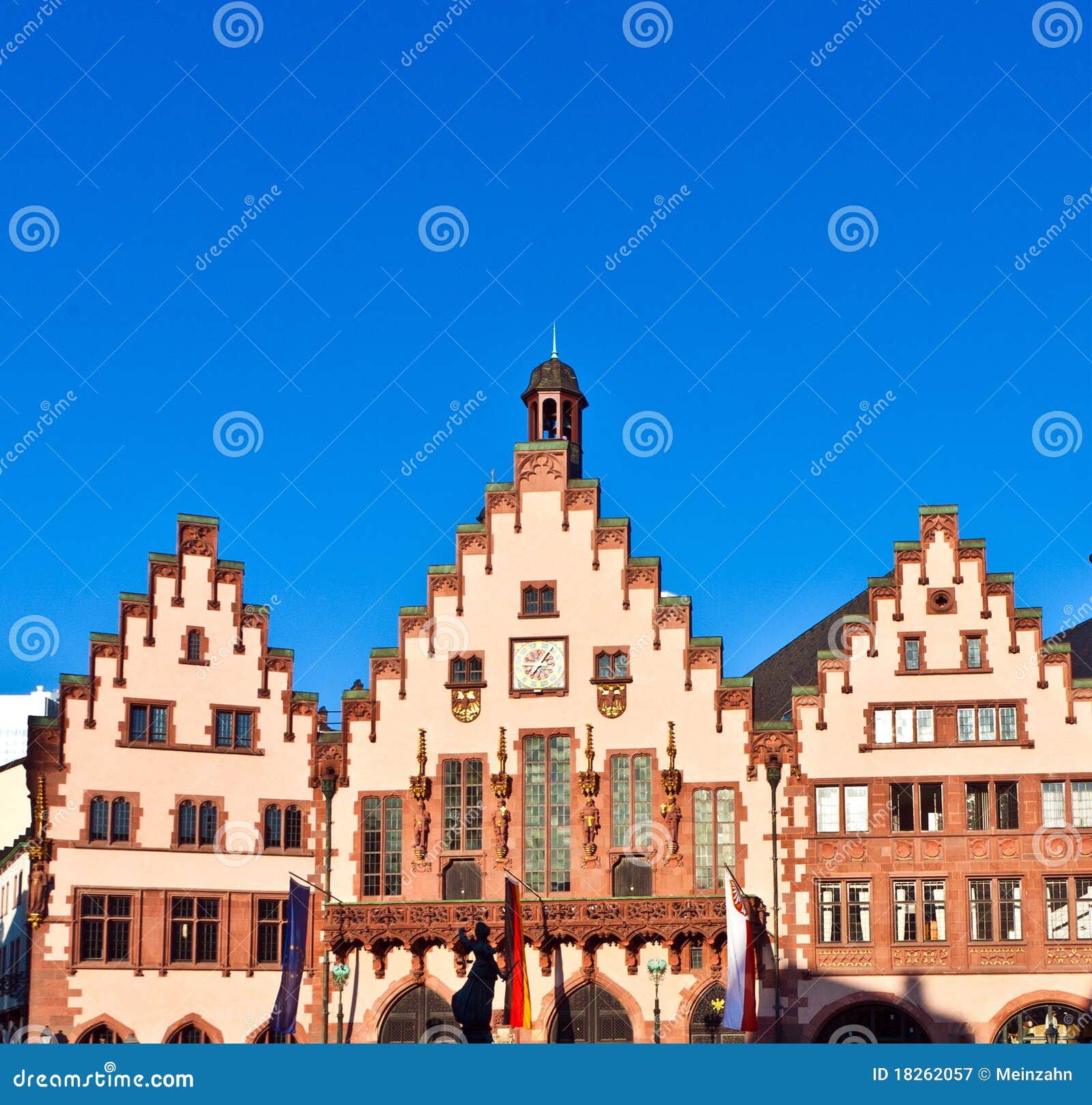 Famous Roemerberg In Frankfurt Stock Image - Image of facade, historic ...