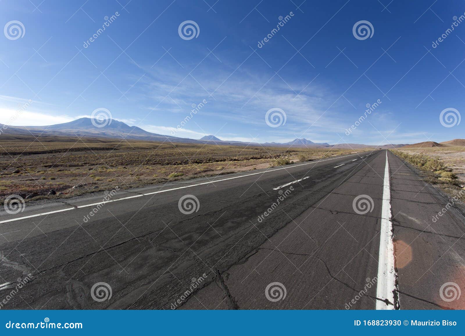 The Famous Route 5 in Chile Stock Photo - Image of america, chile ...