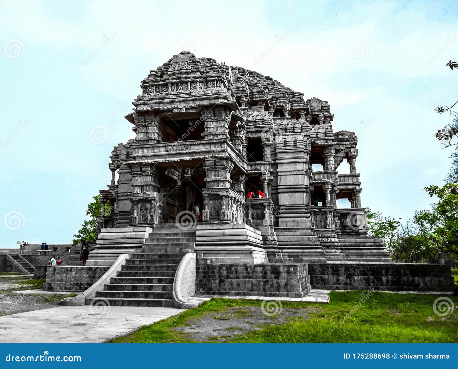 Famous Saas Bahu Temple in Gwalior Fort Editorial Stock Photo - Image ...