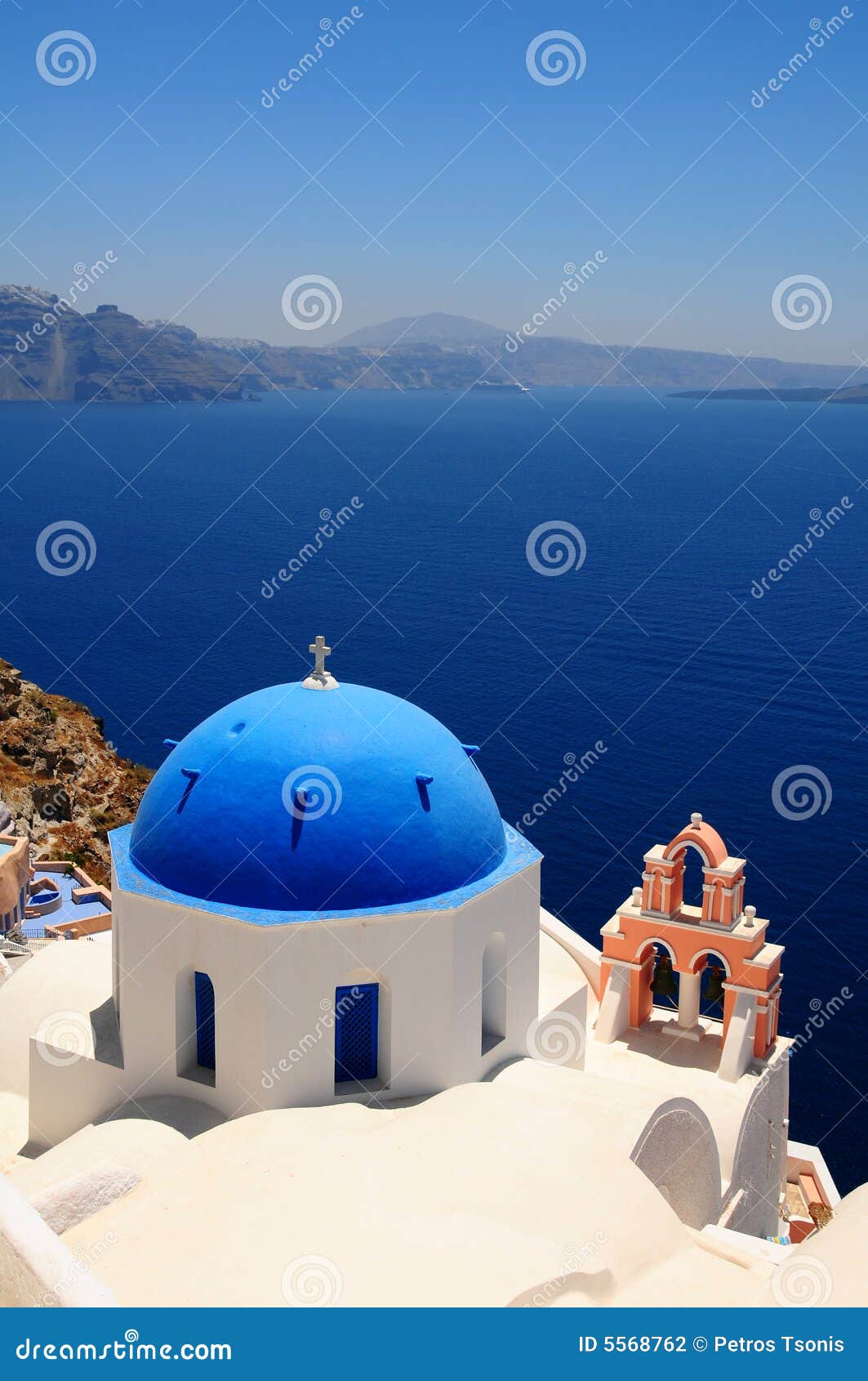 Famous Santorini, Greece stock photo. Image of greek, tourism - 5568762