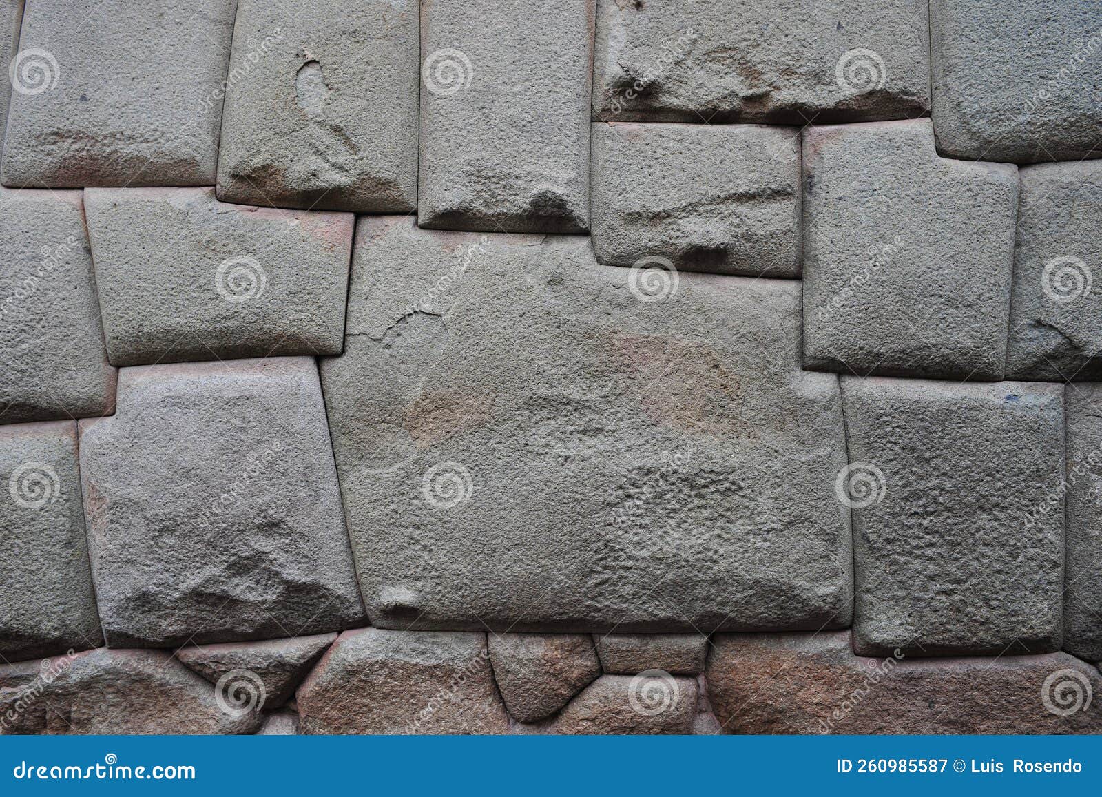 The Famous 12 Sided Stone in Old Incan Stonework in Cusco, Peru Stock ...