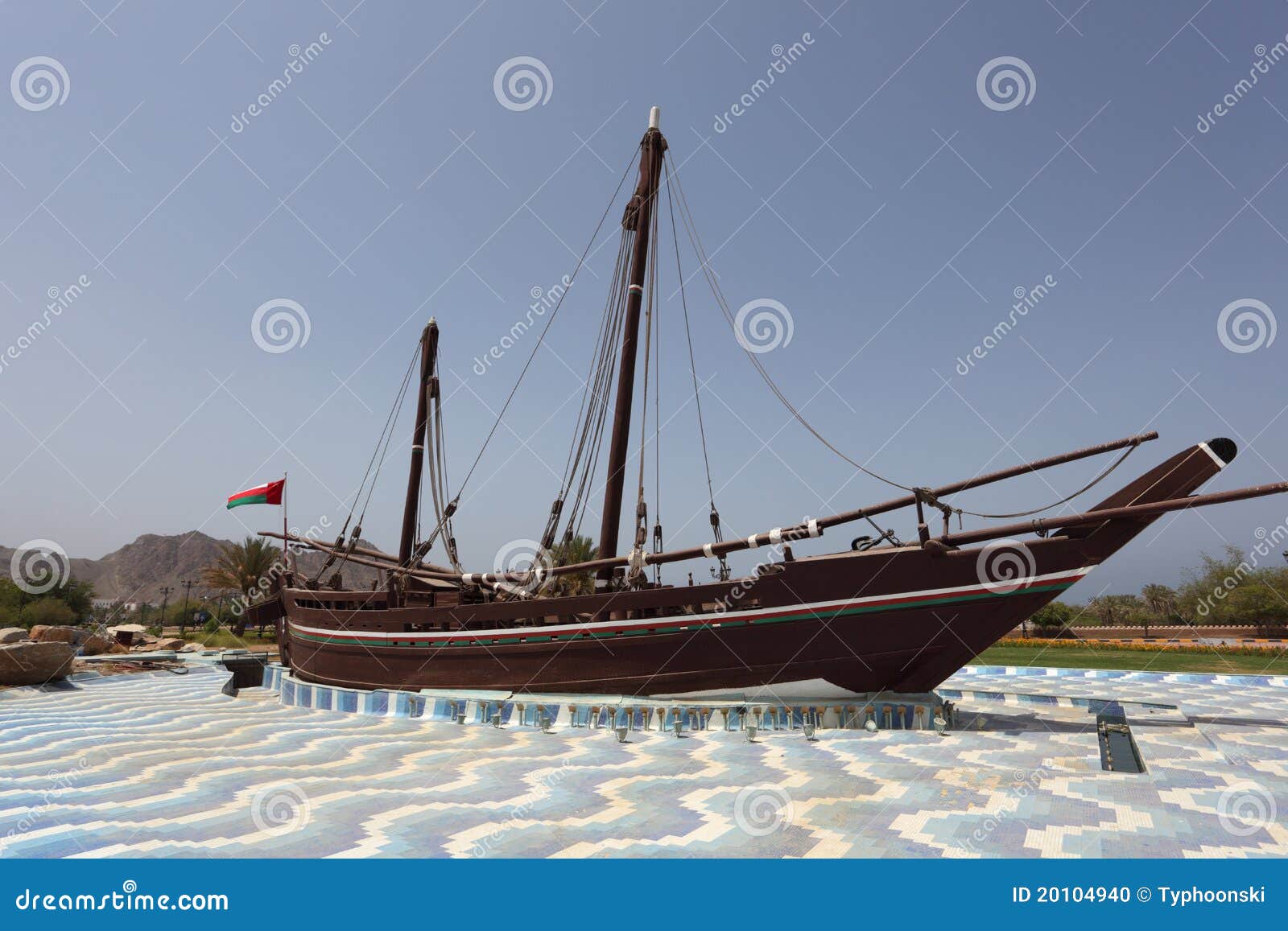 Famous Sohar boat, Muscat stock photo. Image of muscat - 20104940