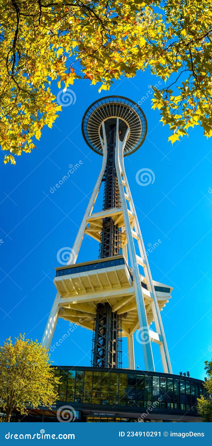 Famous Space Needle of Seattle, Washington State Editorial Photo ...