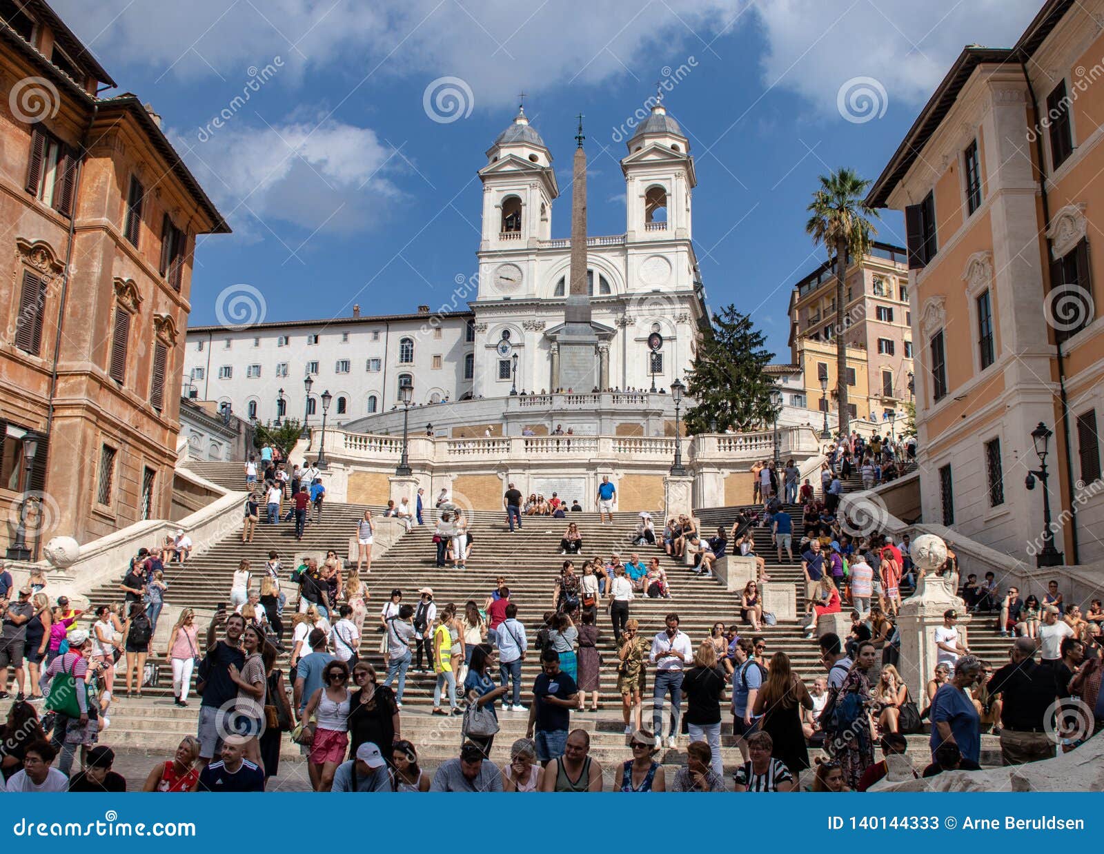 The Spanish Steps editorial stock photo. Image of rome - 140144333