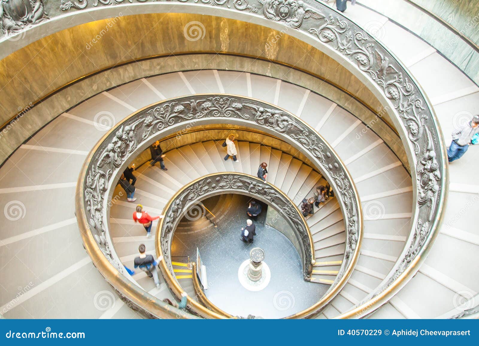 Famous Spiral Staircase - Vatican Museum Editorial Stock Image - Image ...