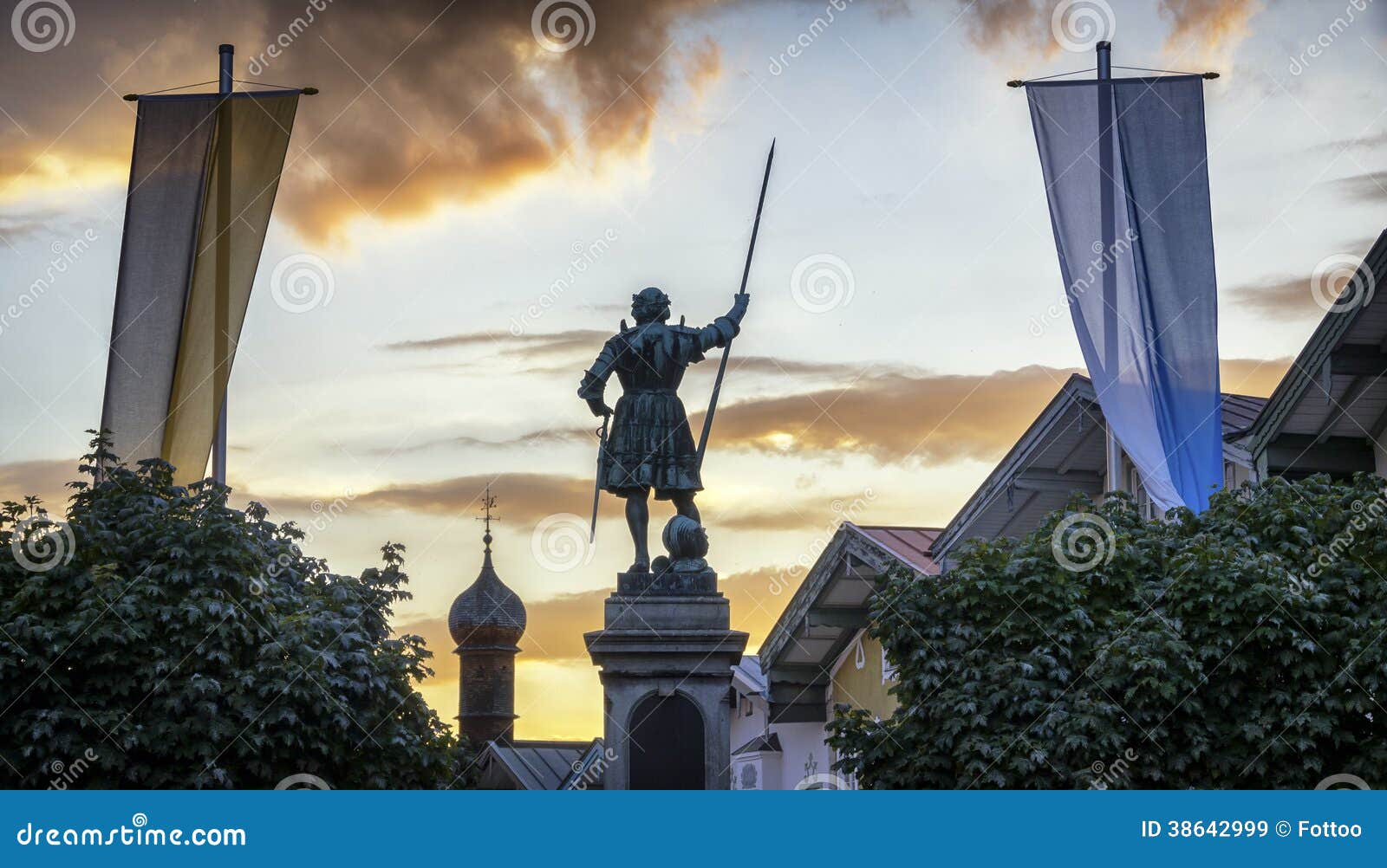 Famous statue stock image. Image of germany, national - 38642999