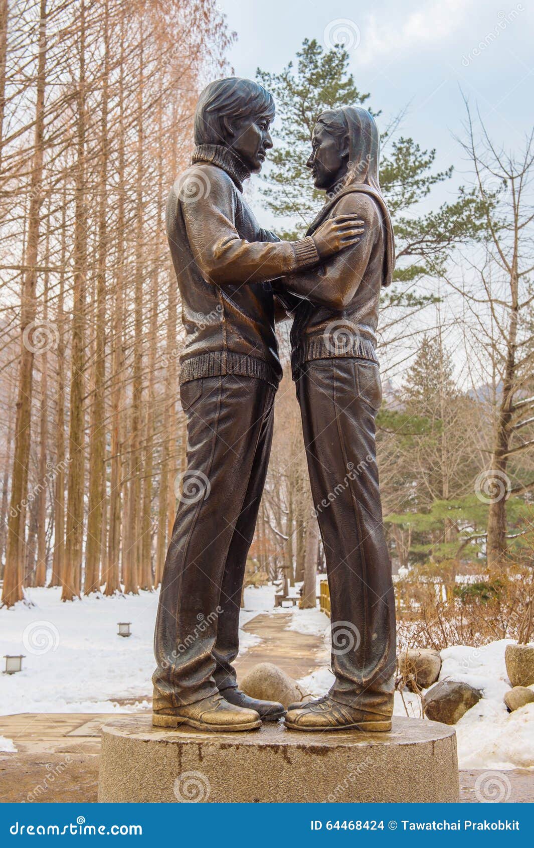 Famous Statue of Nami Island Editorial Stock Image - Image of korea ...