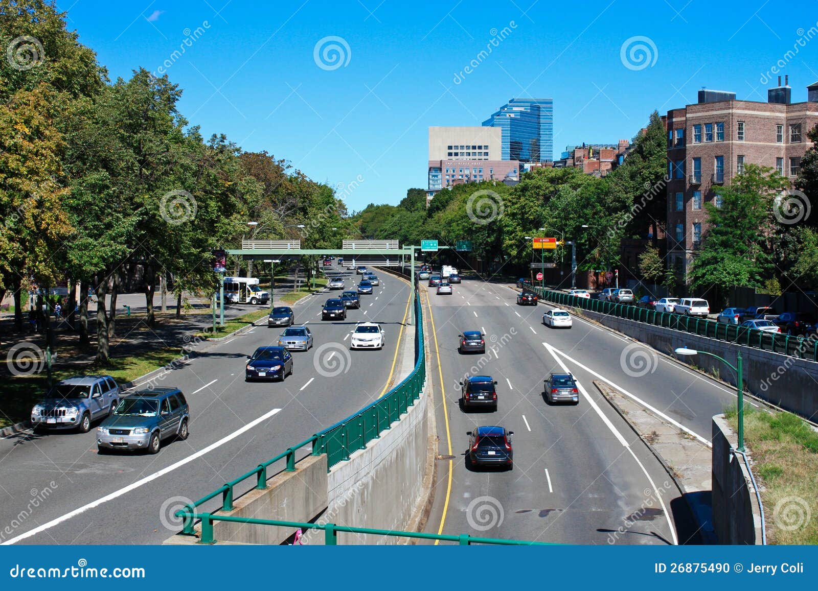 Famous Storrow Drive, Boston MA Editorial Image - Image of highway ...