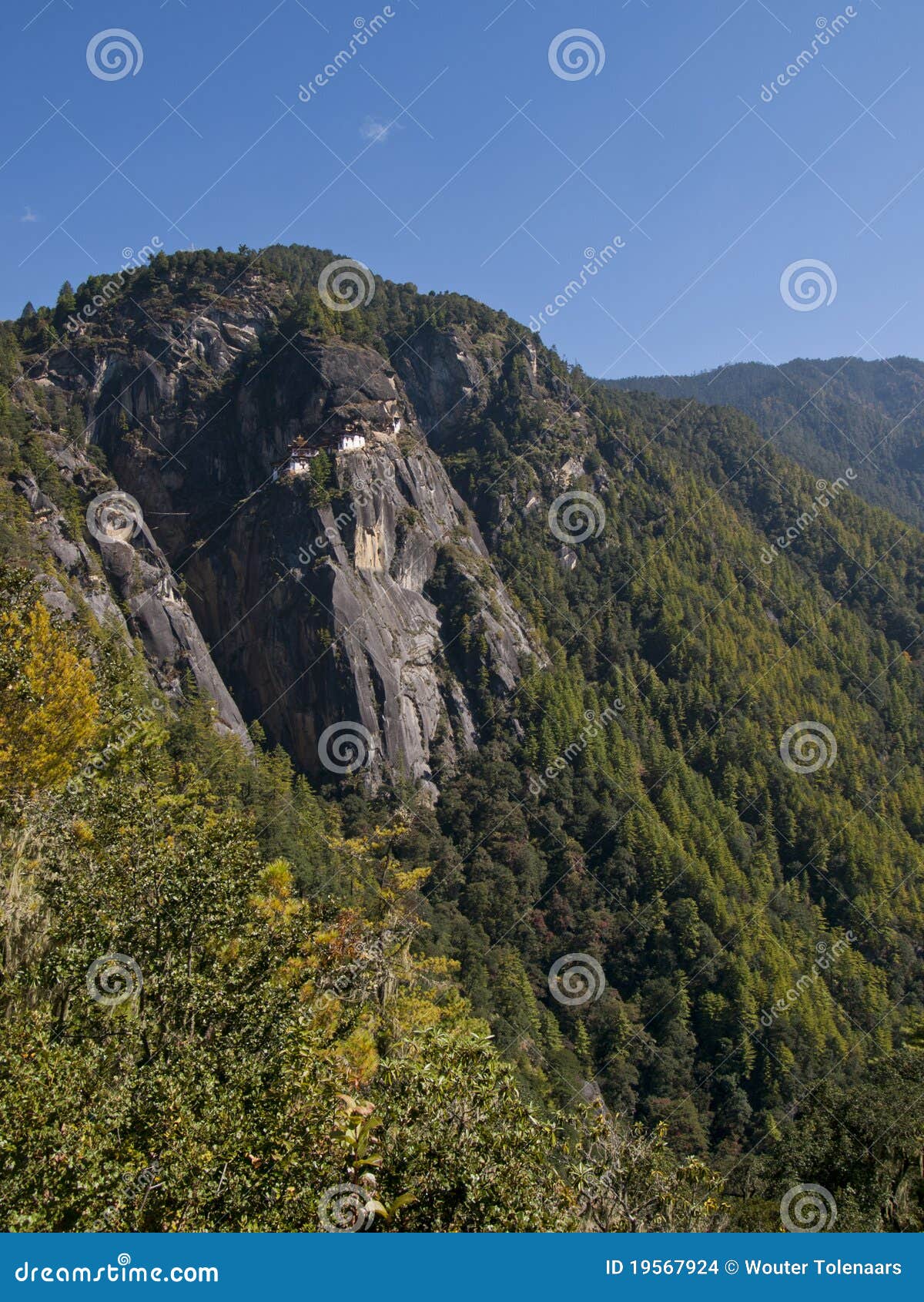 The Famous Taktshang Monastery in Paro, Bhutan Stock Photo - Image of ...