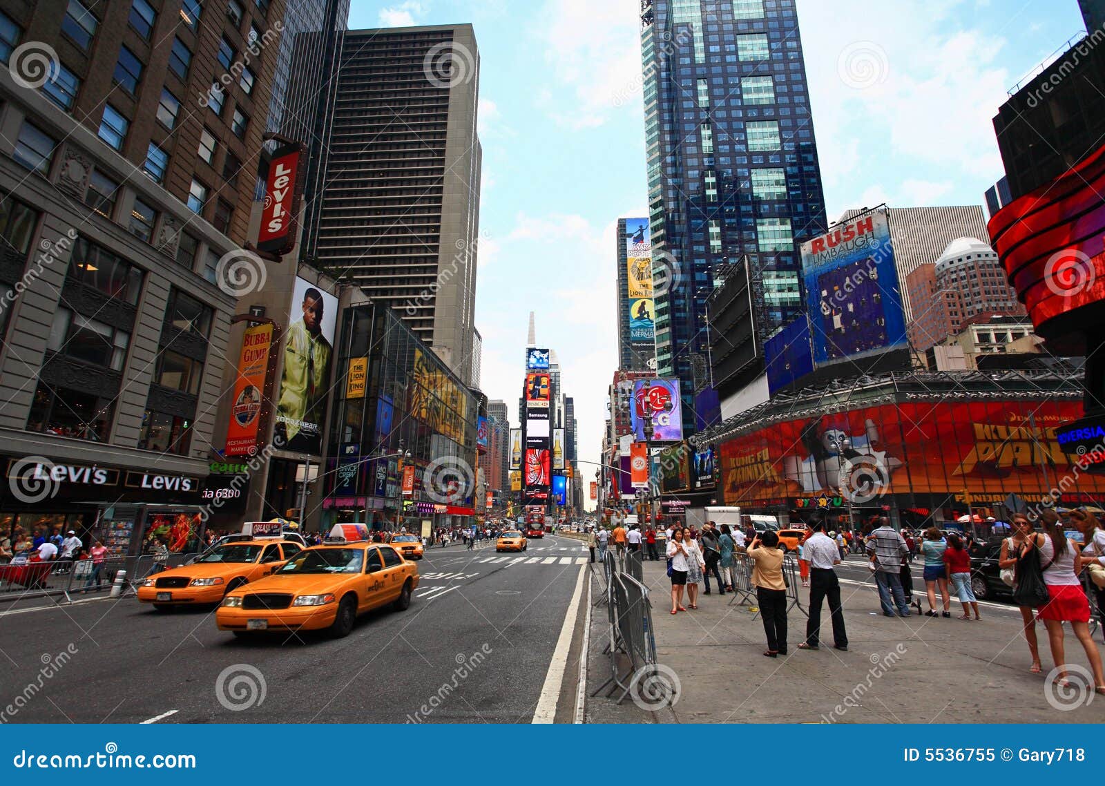The famous Times Square editorial image. Image of angle - 5536755