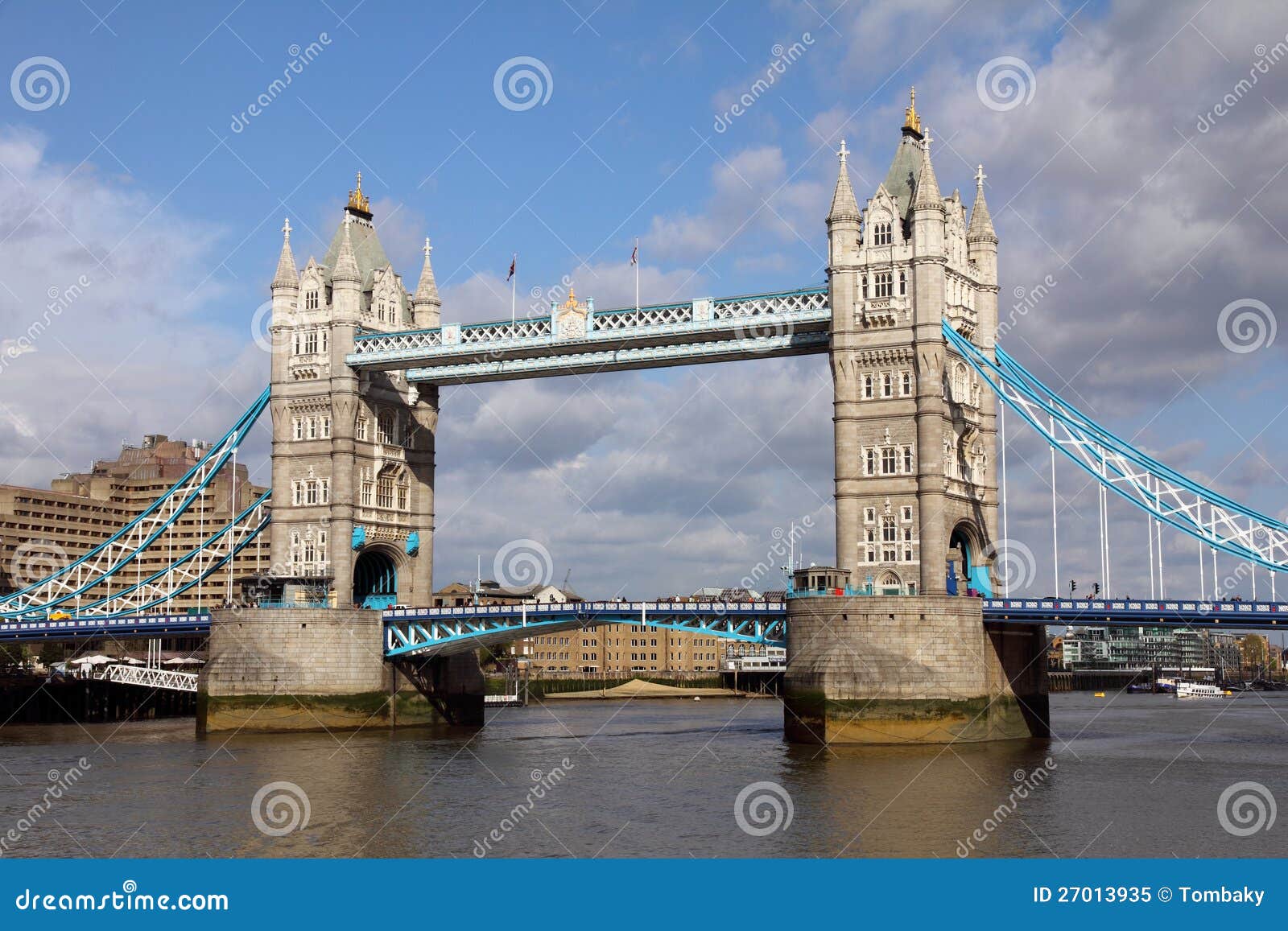 Famous Tower Bridge, London Stock Image - Image of monument, british ...