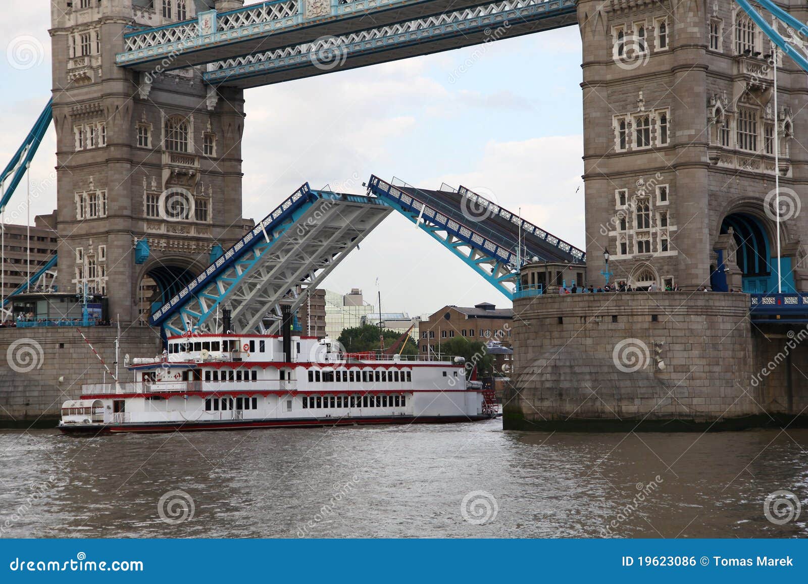 Famous Tower Bridge, London, UK Stock Photo - Image of blue, drawbridge ...