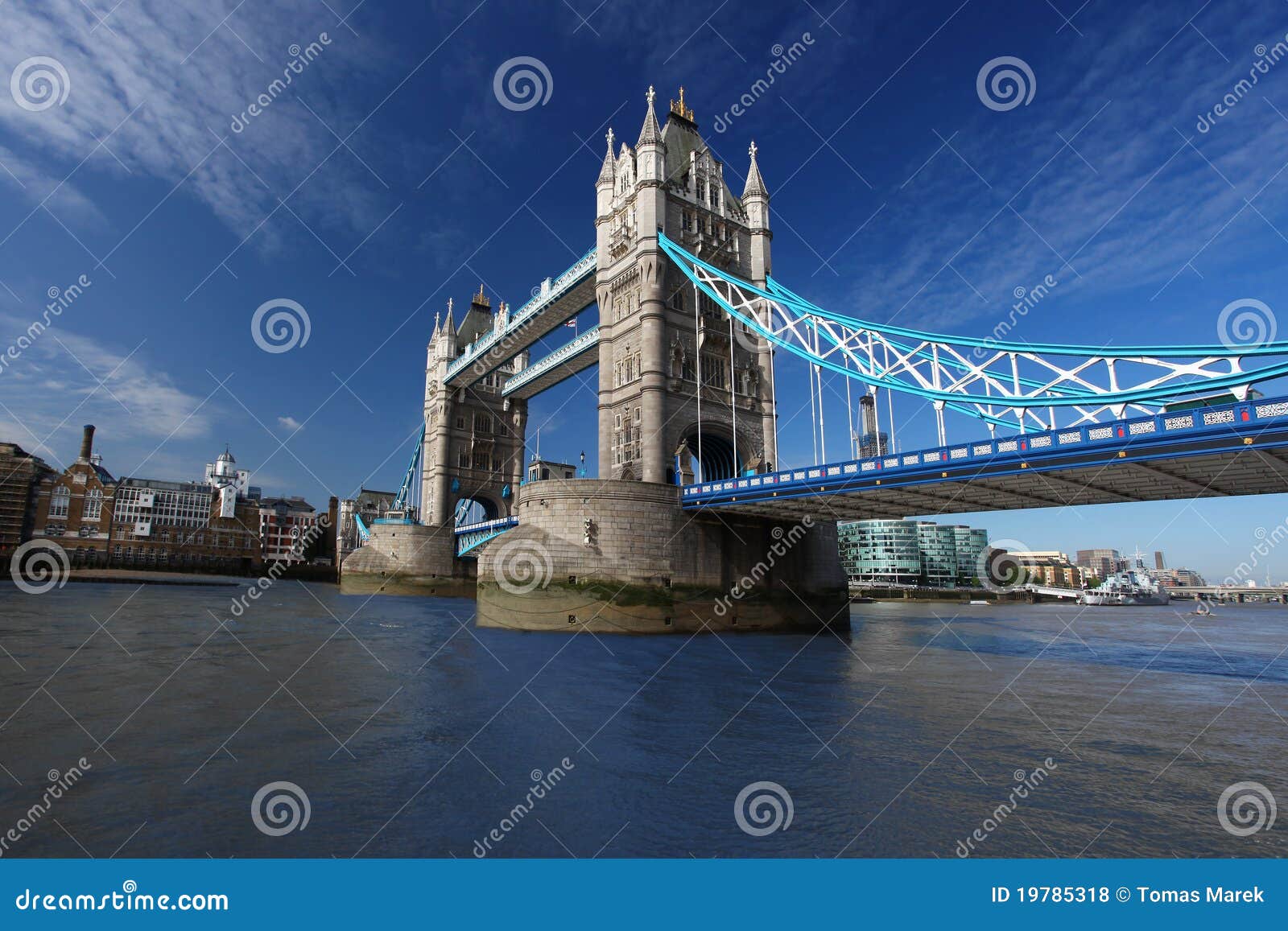 Famous Tower Bridge in London, UK Stock Photo - Image of bright ...