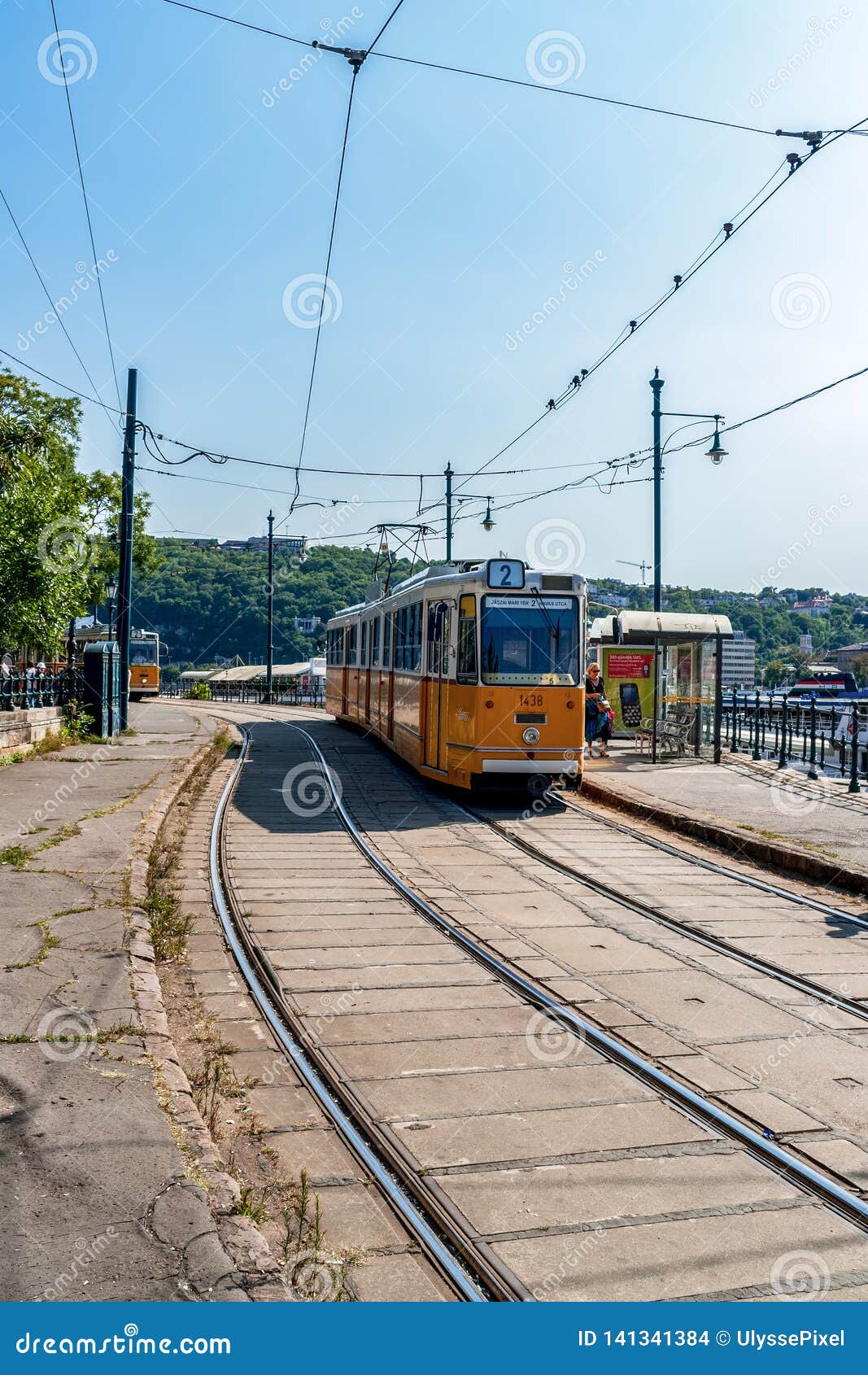 Famous Tramway Two in Budapest Editorial Stock Image - Image of retro ...