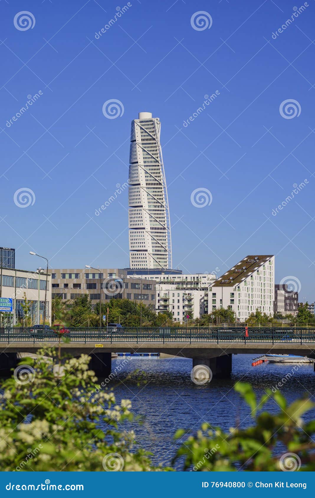 The famous Turning Torso editorial image. Image of twist - 76940800