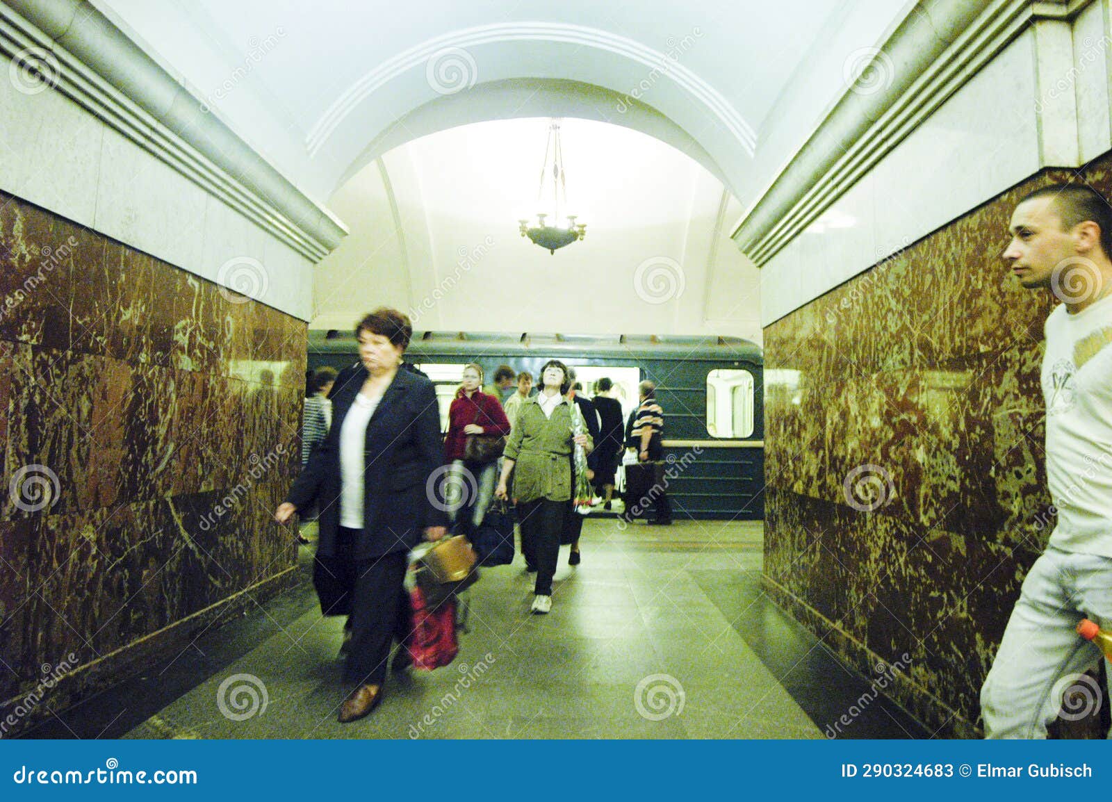The Famous Underground in Moscow Russia Editorial Stock Photo - Image ...