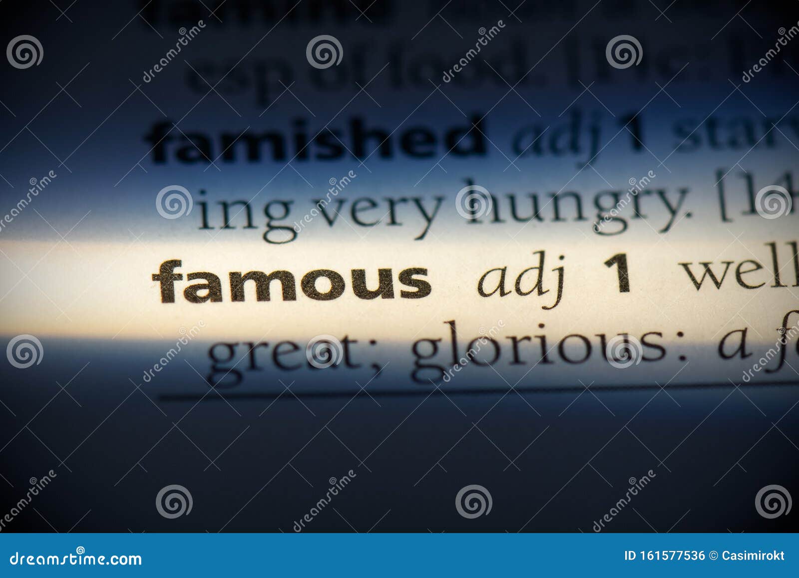 Famous stock photo. Image of paper, education, info - 161577536