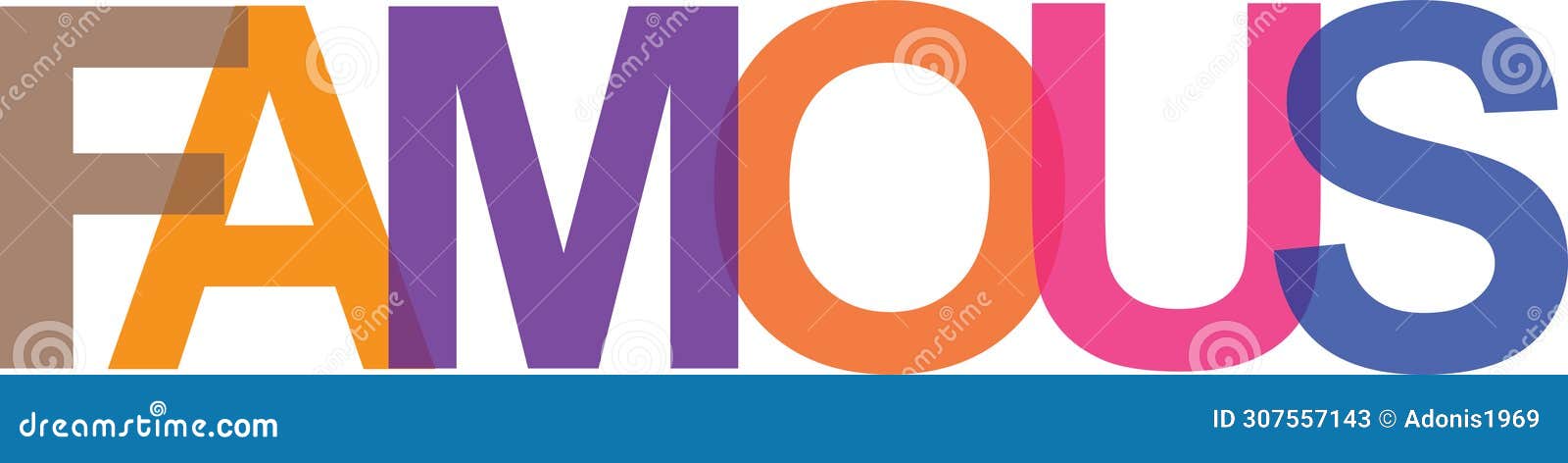 Famous Word On White Royalty-Free Stock Photography | CartoonDealer.com ...