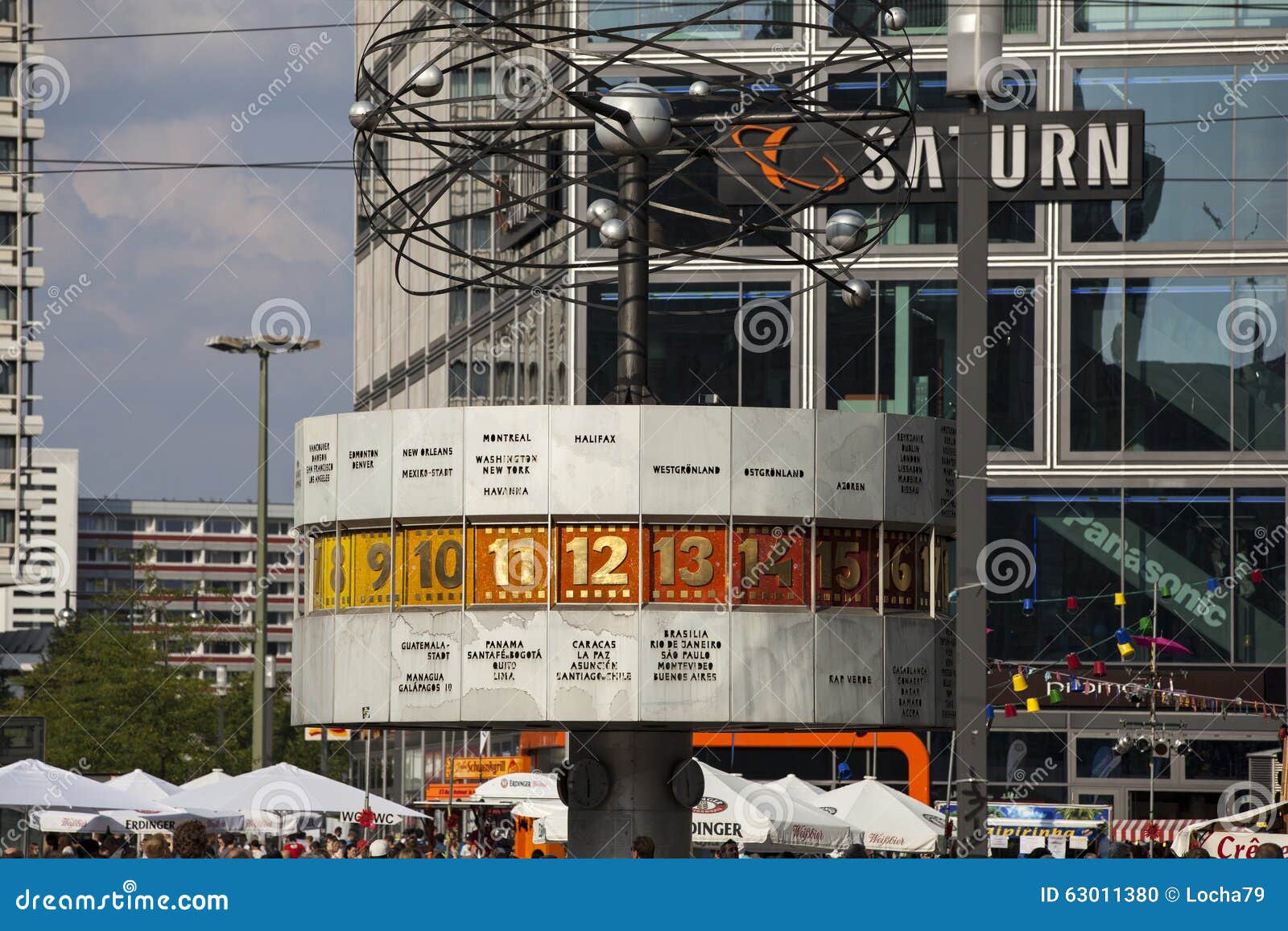 Famous World Clock Located in Alexanderplatz in Berlin Editorial Image ...