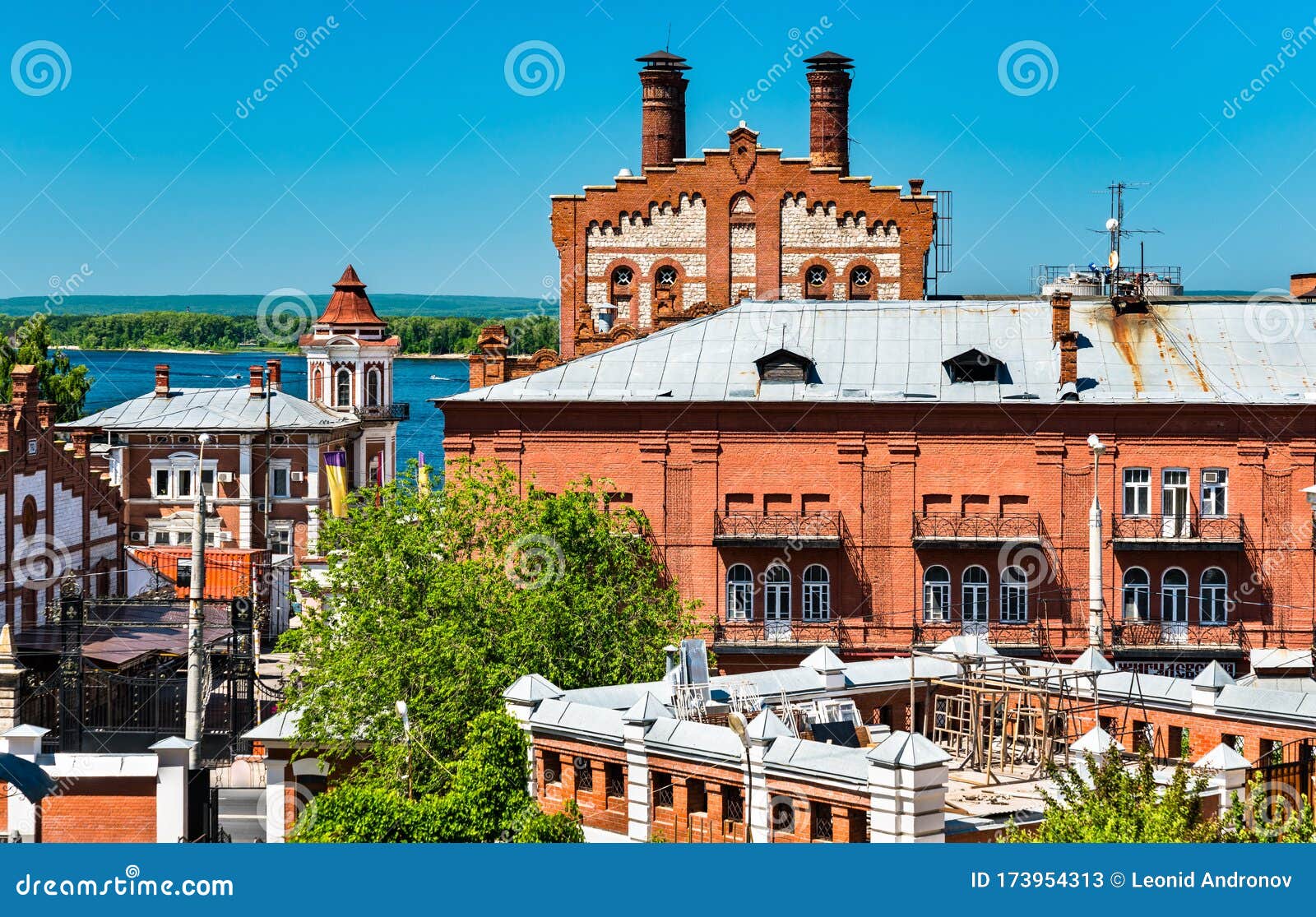 Zhiguli Brewery in Samara, Russia Stock Image - Image of building ...