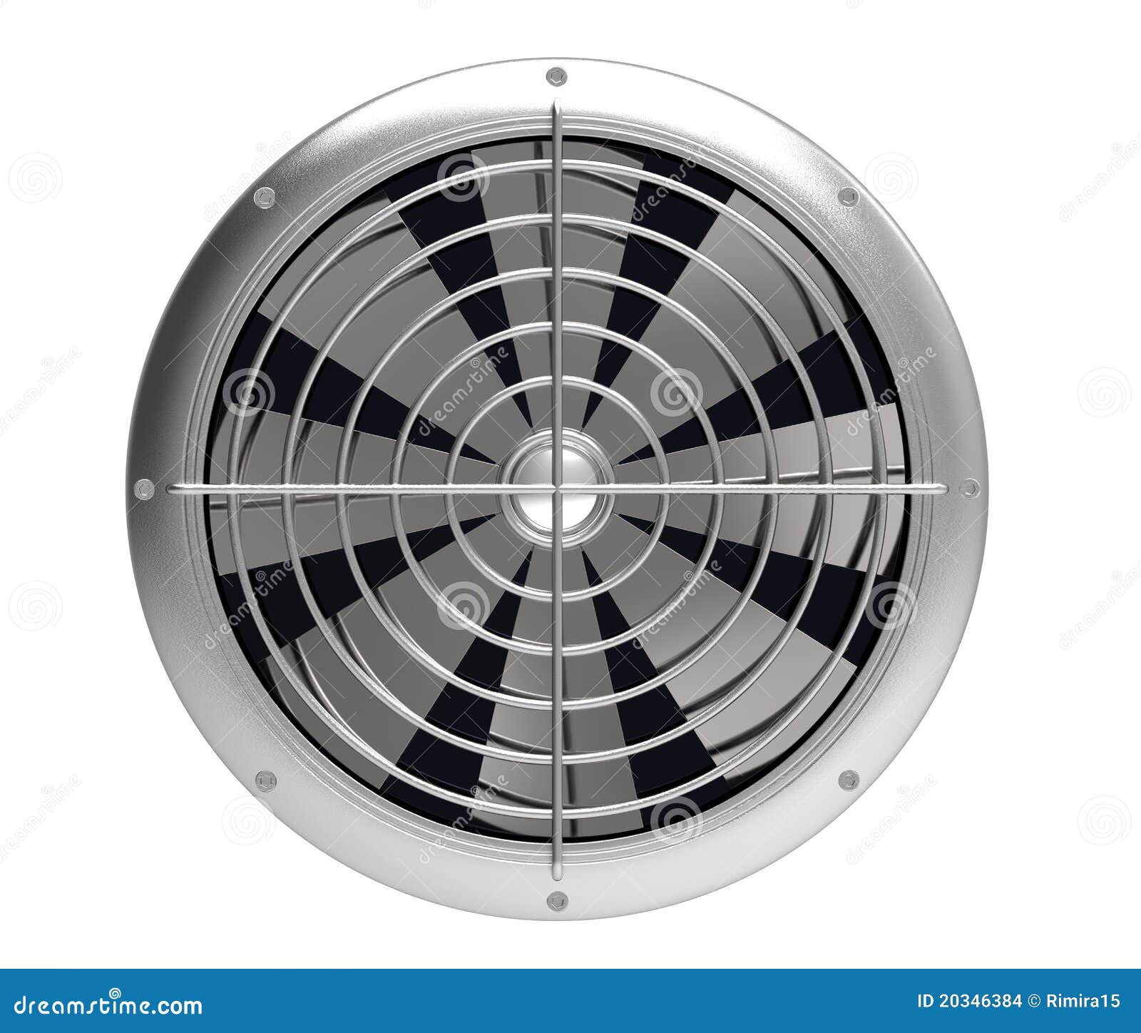 Axial Fan And Ventilation Grille. Cartoon Vector | CartoonDealer.com ...