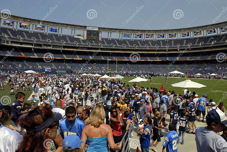 Fan Appreciation Day - Qualcomm Editorial Photo - Image of league ...