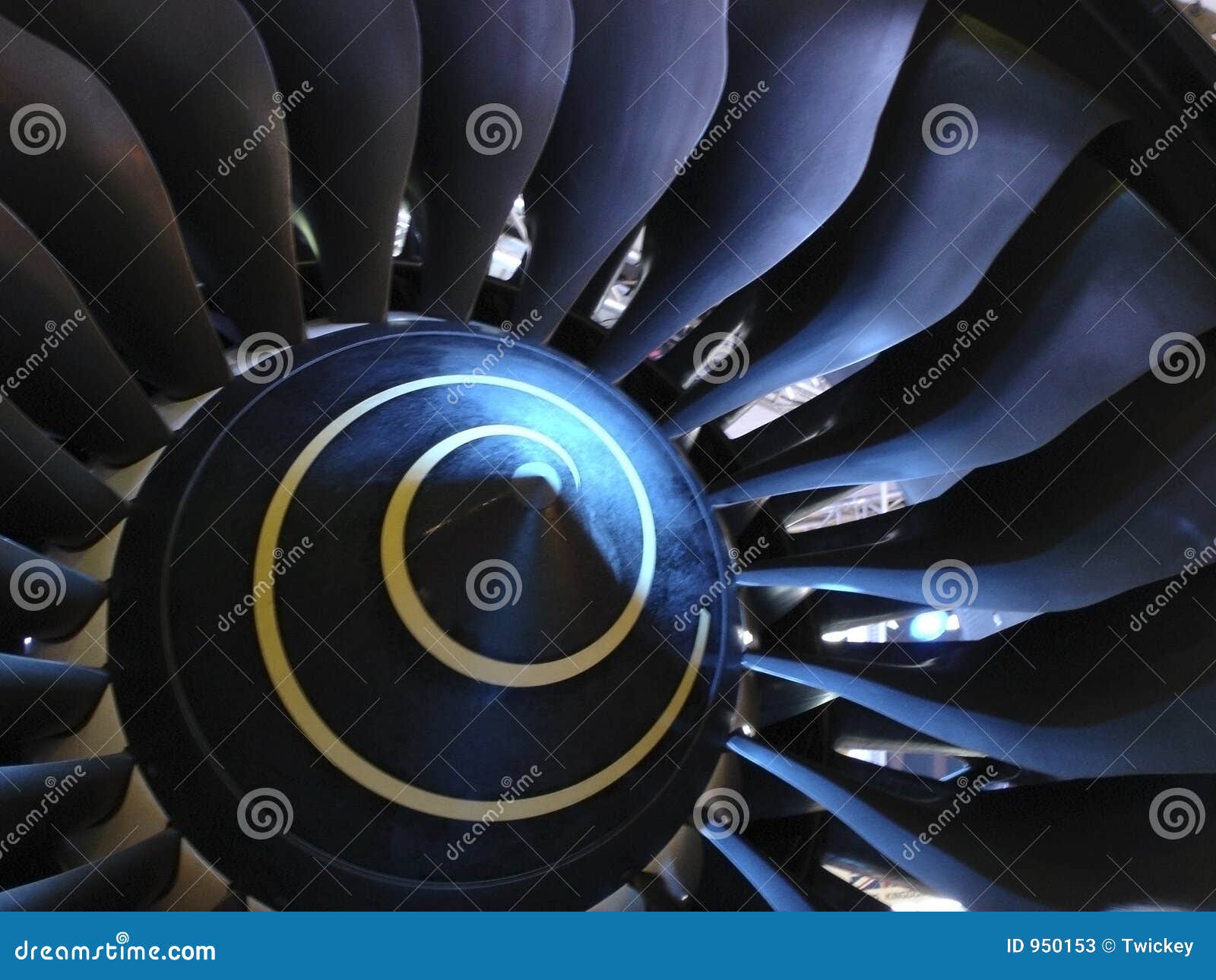 Fan Blades stock image. Image of aeroengine, component - 950153