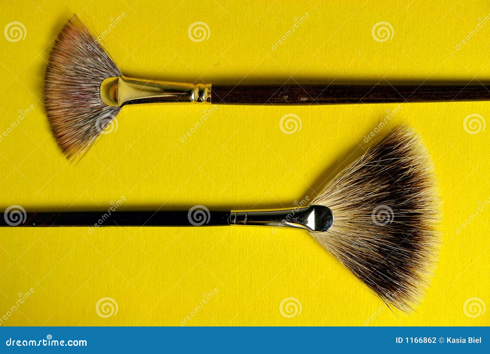 Fan brushes stock photo. Image of texture, blend, school - 1166862