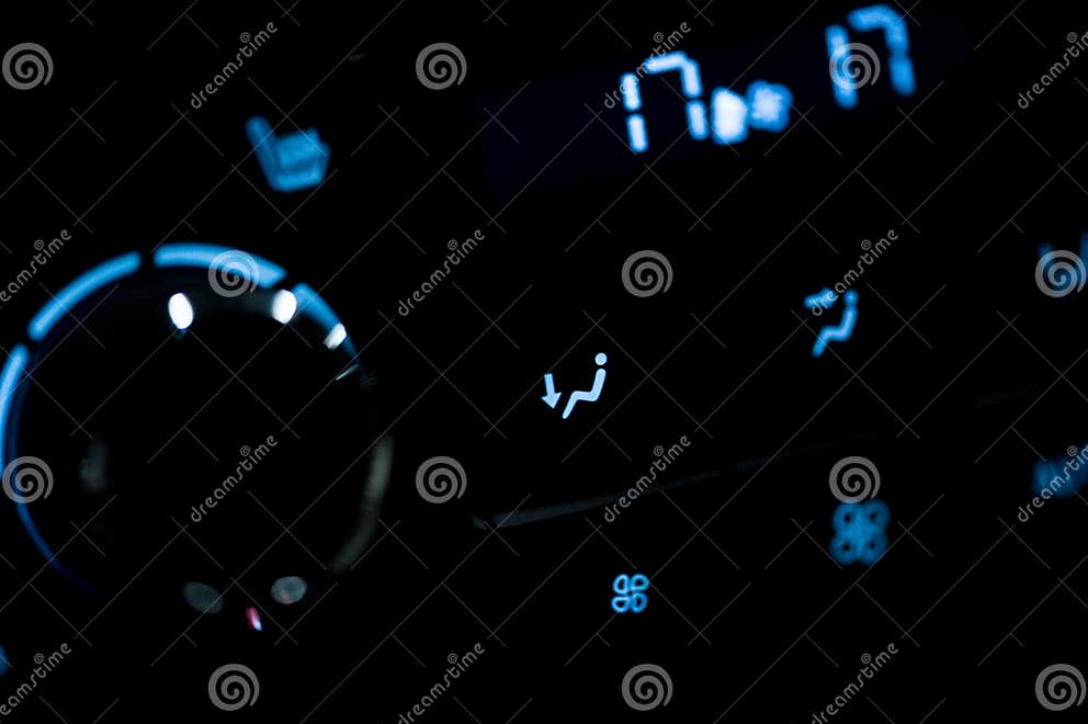 Fan button of car stock photo. Image of beautiful, technology - 12187122