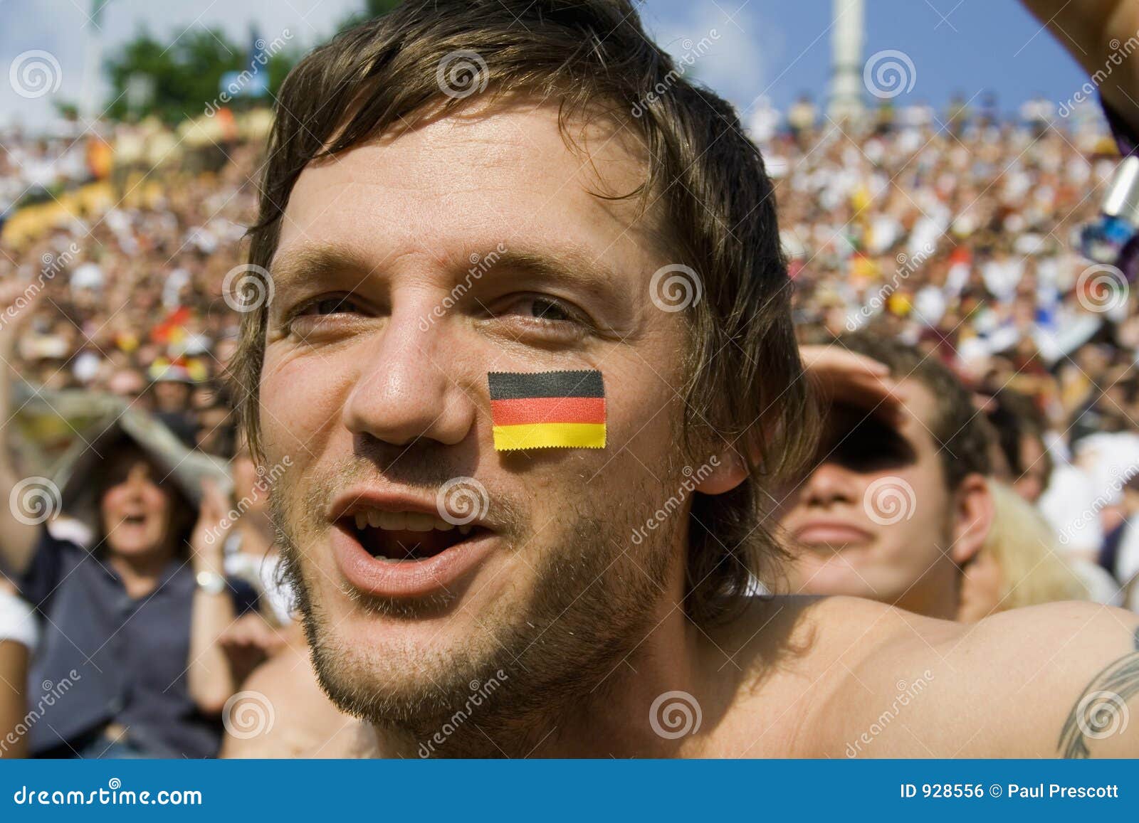 Fan close up stock photo. Image of portrait, happy, audience - 928556
