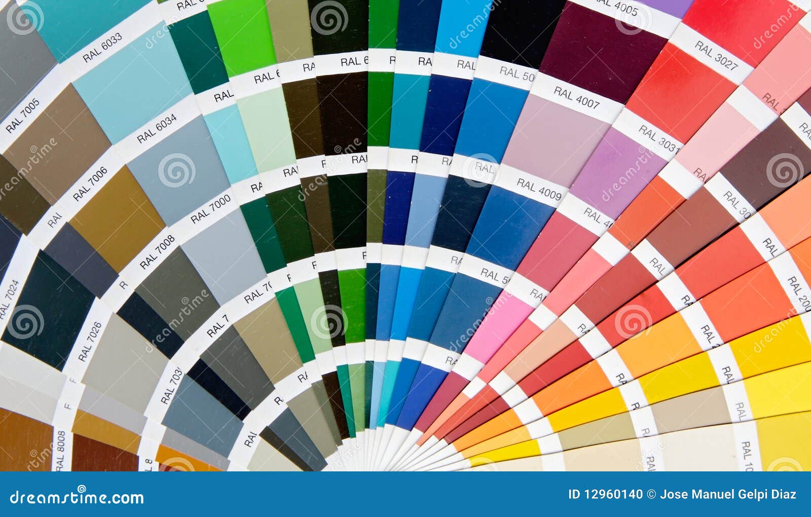 Fan of colors stock photo. Image of decoration, coloring - 12960140