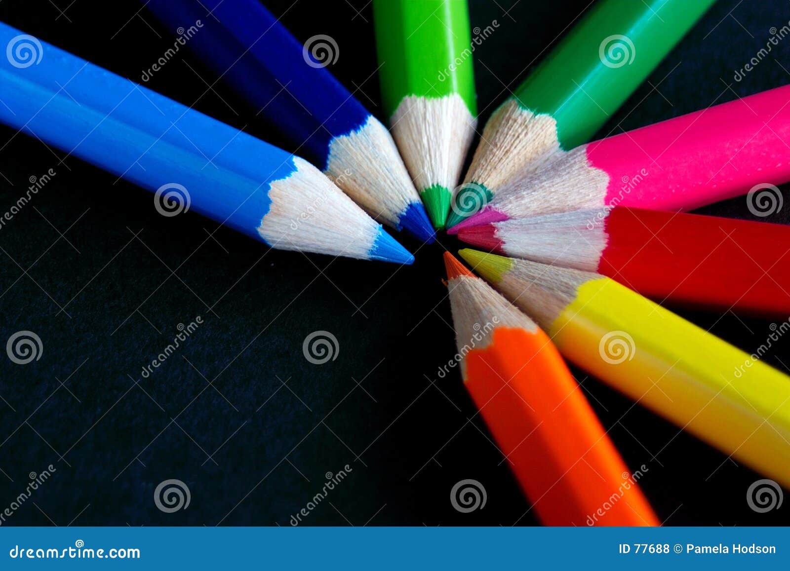 Fan of colour stock photo. Image of colours, colouring, abstract - 77688