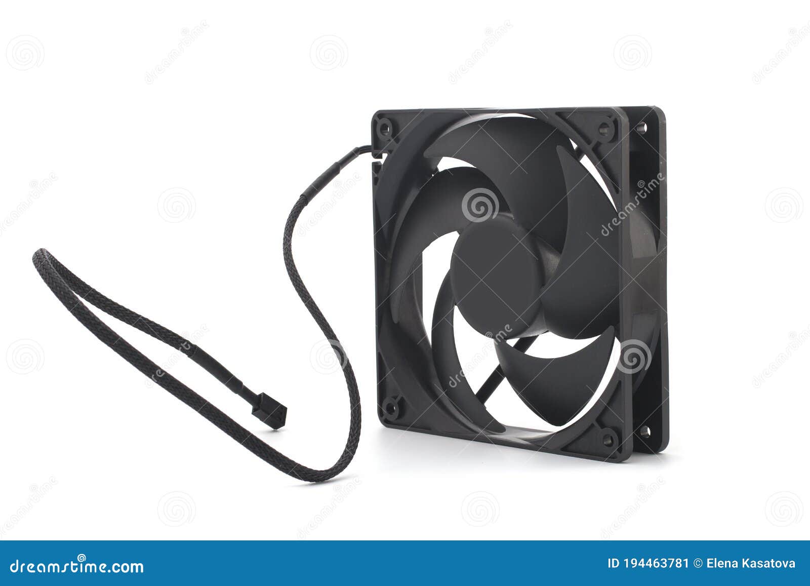 Cooler Computer on White Background Stock Image - Image of graphic ...