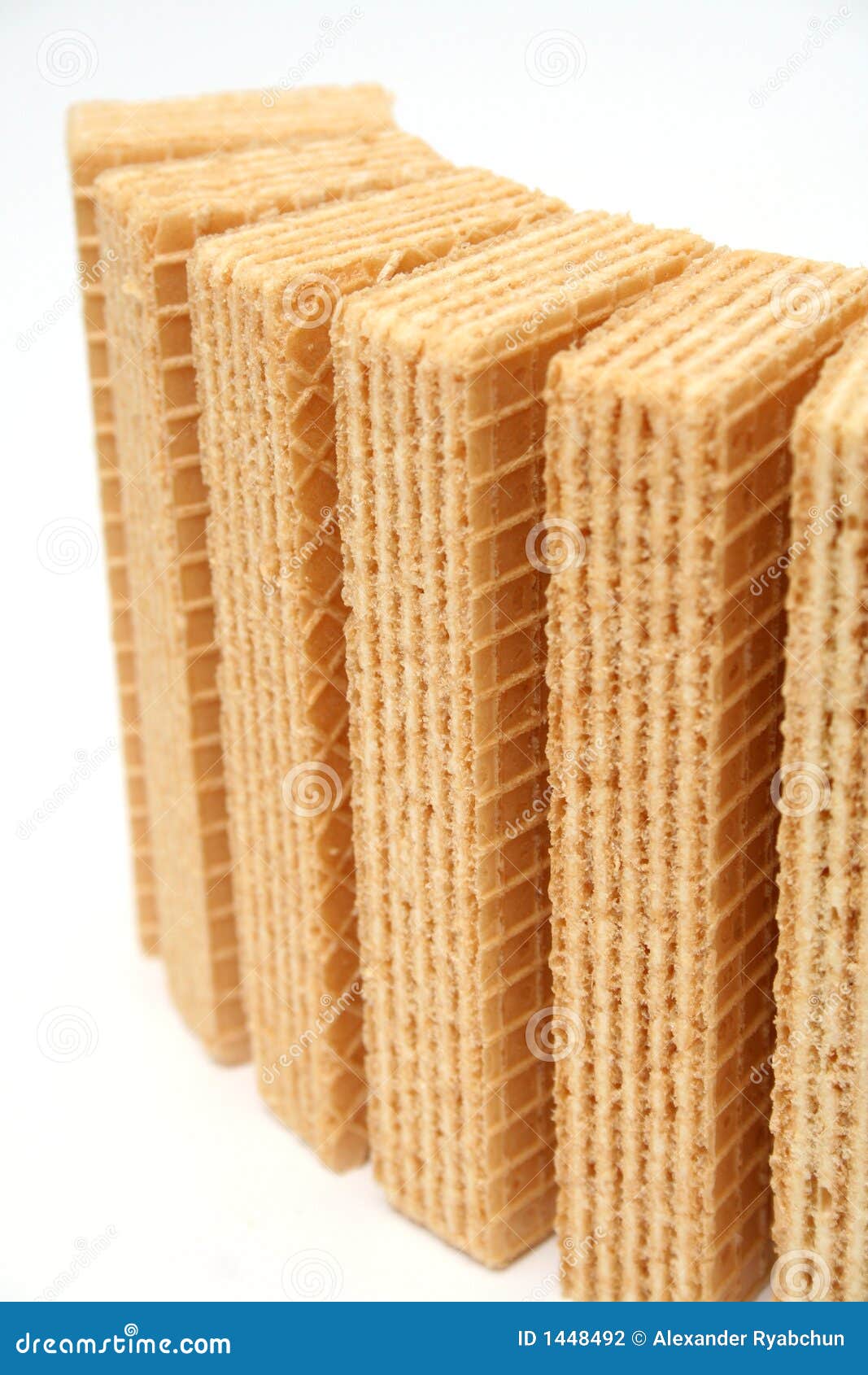 Fan Consisting Of Wafers With A Vanilla Cream 2 Picture. Image: 1448492