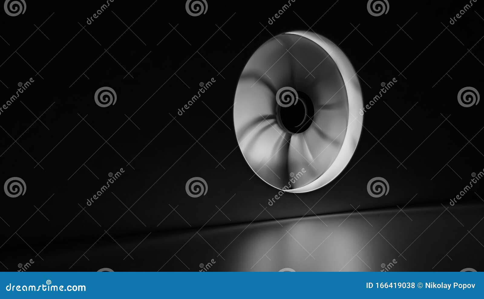 Fan on a dark background stock photo. Image of cool - 166419038