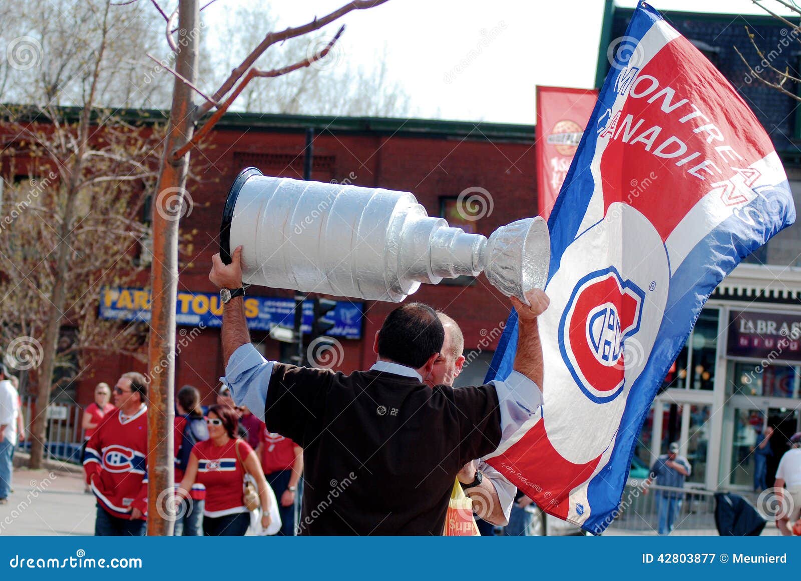 Fan De Canadiens De Montréal Photographie éditorial - Image of ...