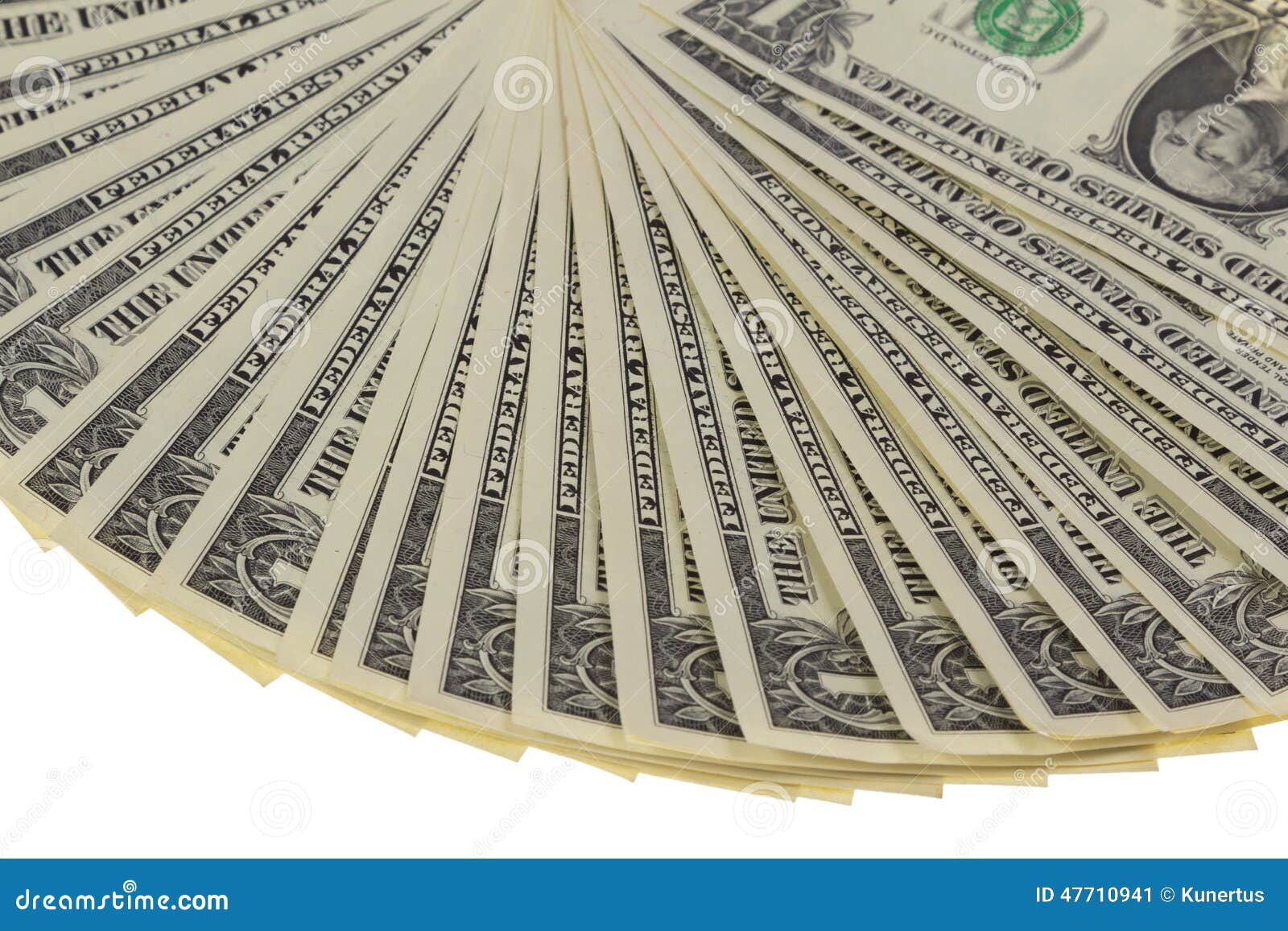 Fan of Dollar Notes stock image. Image of loan, wealth - 47710941