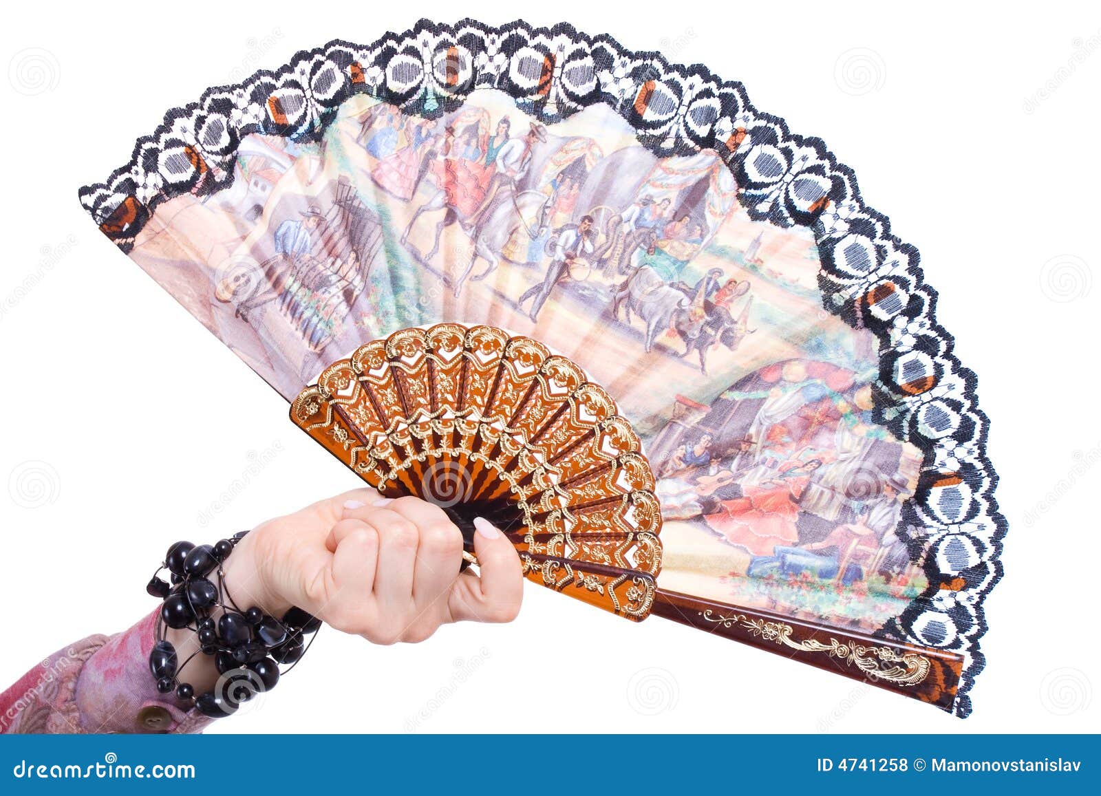 Fan In Hand Picture. Image: 4741258