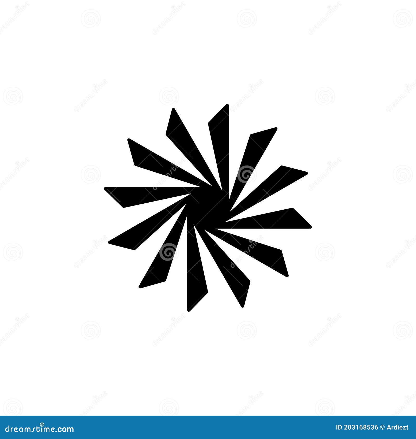 Fan Icon Symbol Vector Illustration Stock Vector - Illustration of ...