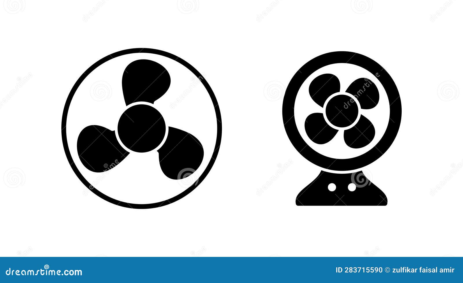 Fan Icon . Blower Icon. Propeller. Ceiling Stock Illustration ...
