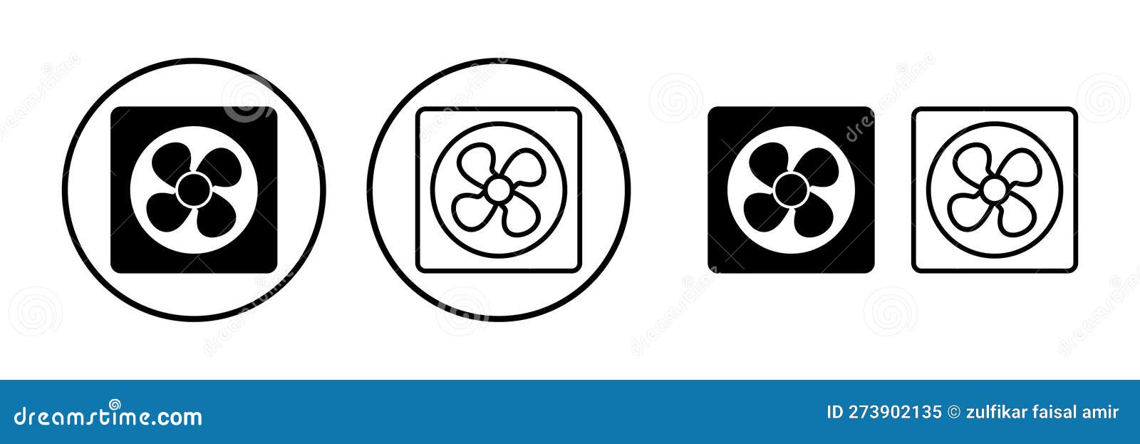 Fan Icon . Blower Icon. Propeller. Ceiling Stock Vector - Illustration ...