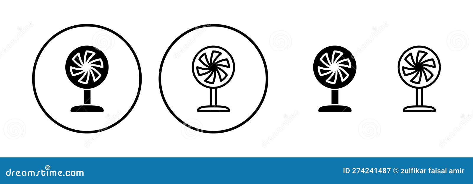 Fan Icon . Blower Icon. Propeller. Ceiling Stock Vector - Illustration ...